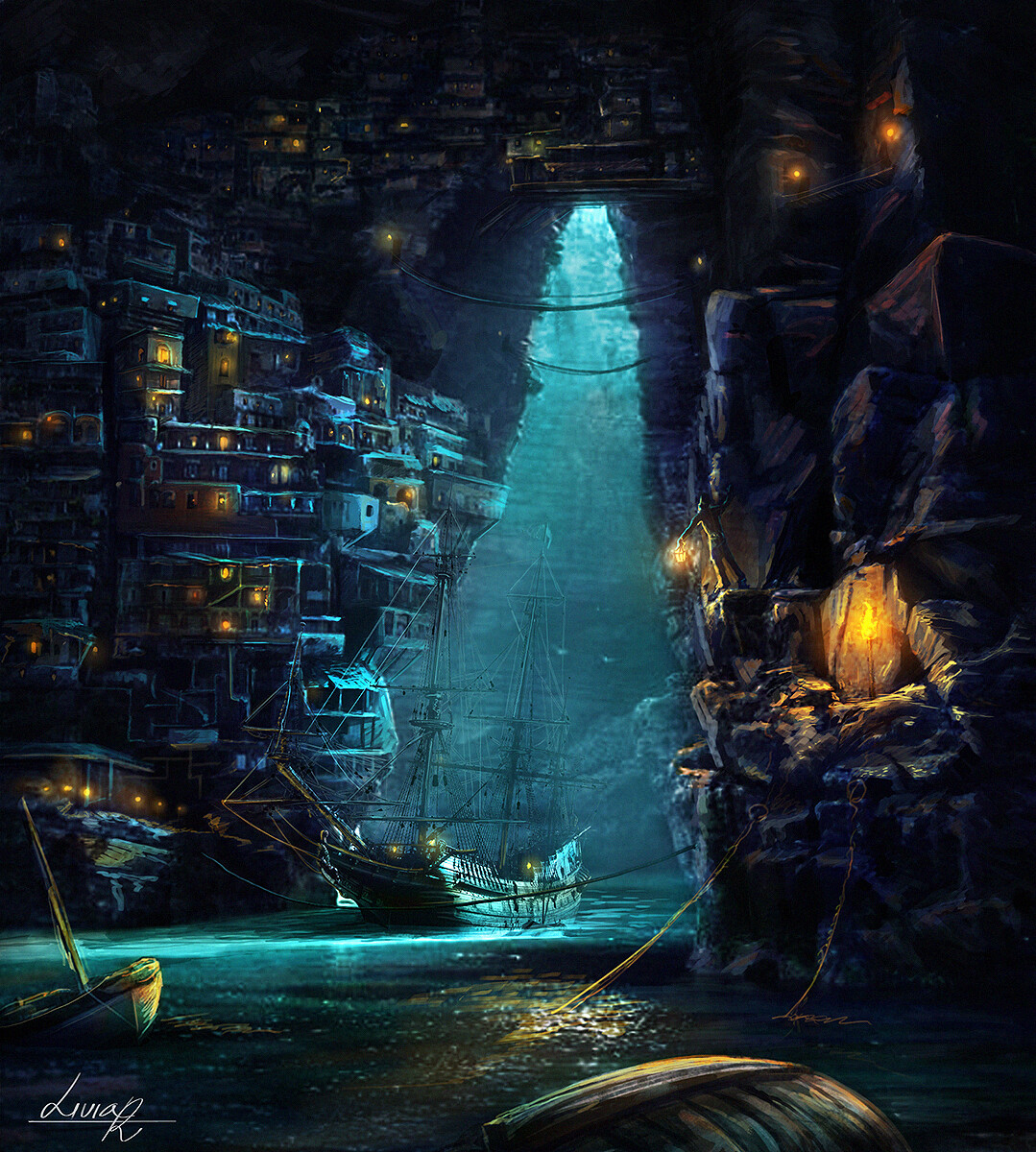 ArtStation - Blue grotto