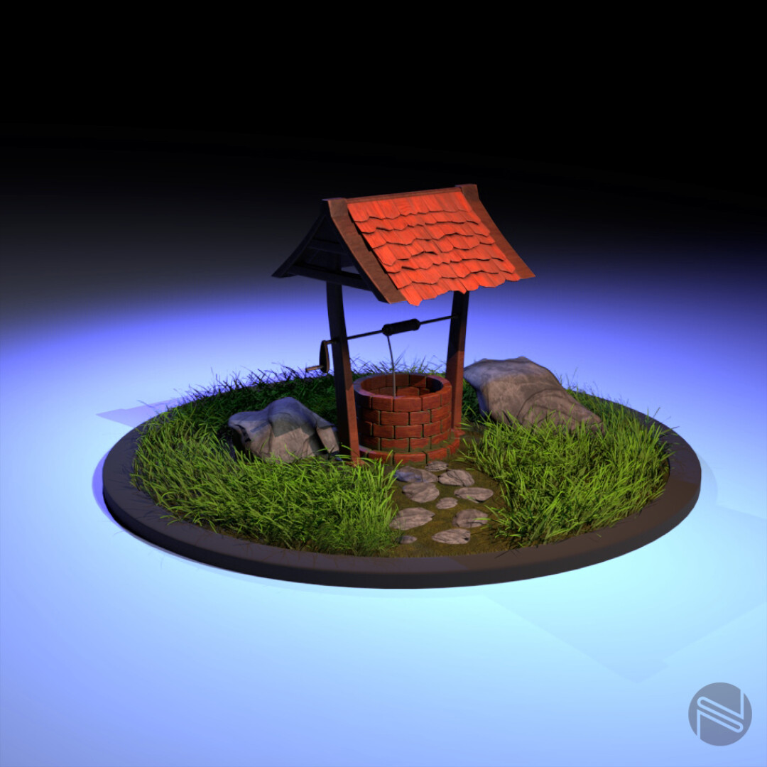 ArtStation - 3D Model - Water Well