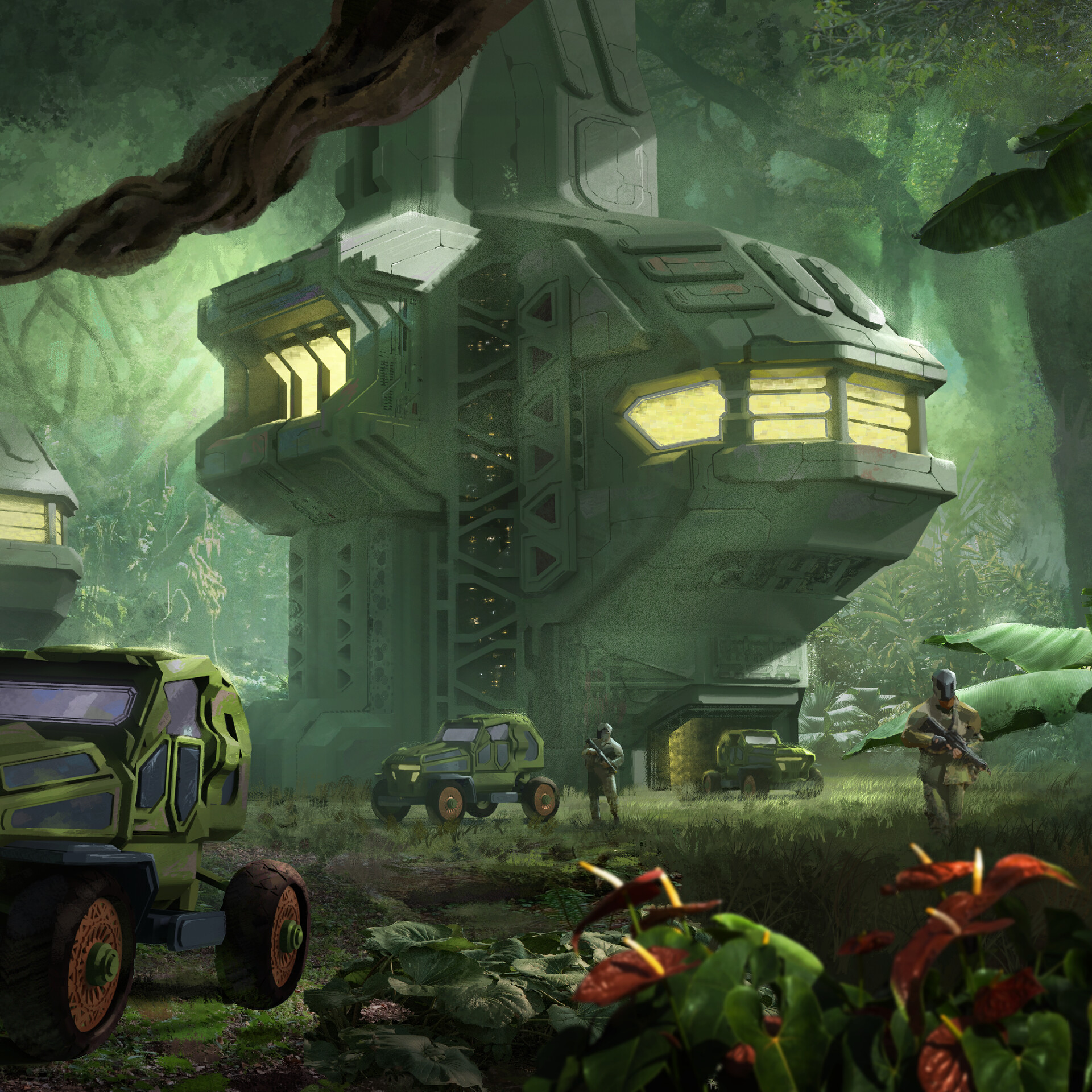 ArtStation - Jungle Outpost