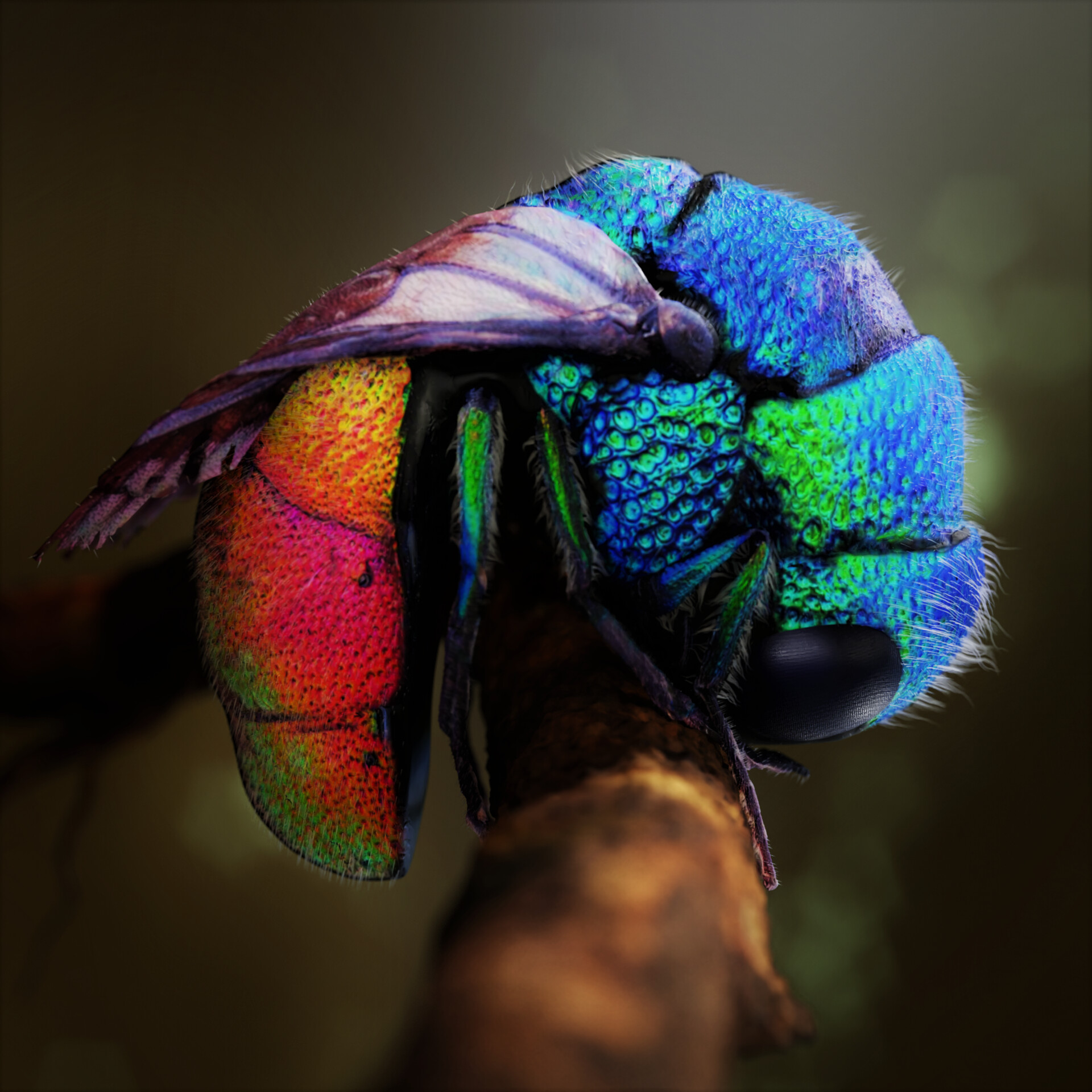 ArtStation - Colorful Fly