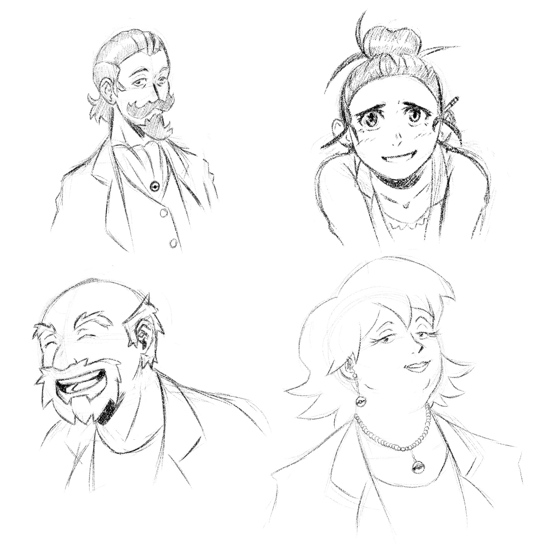 ArtStation - Pokemon Professor Designs