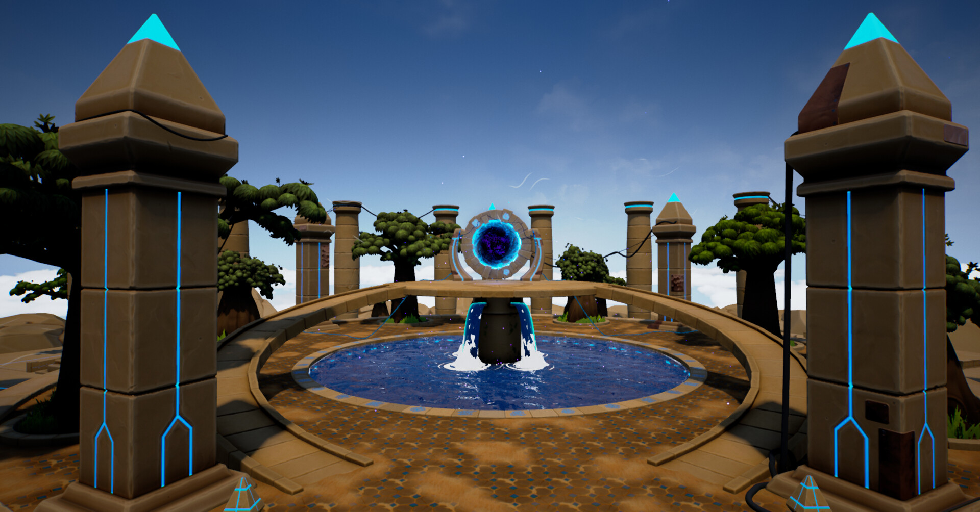 ArtStation - Floating Island Portal