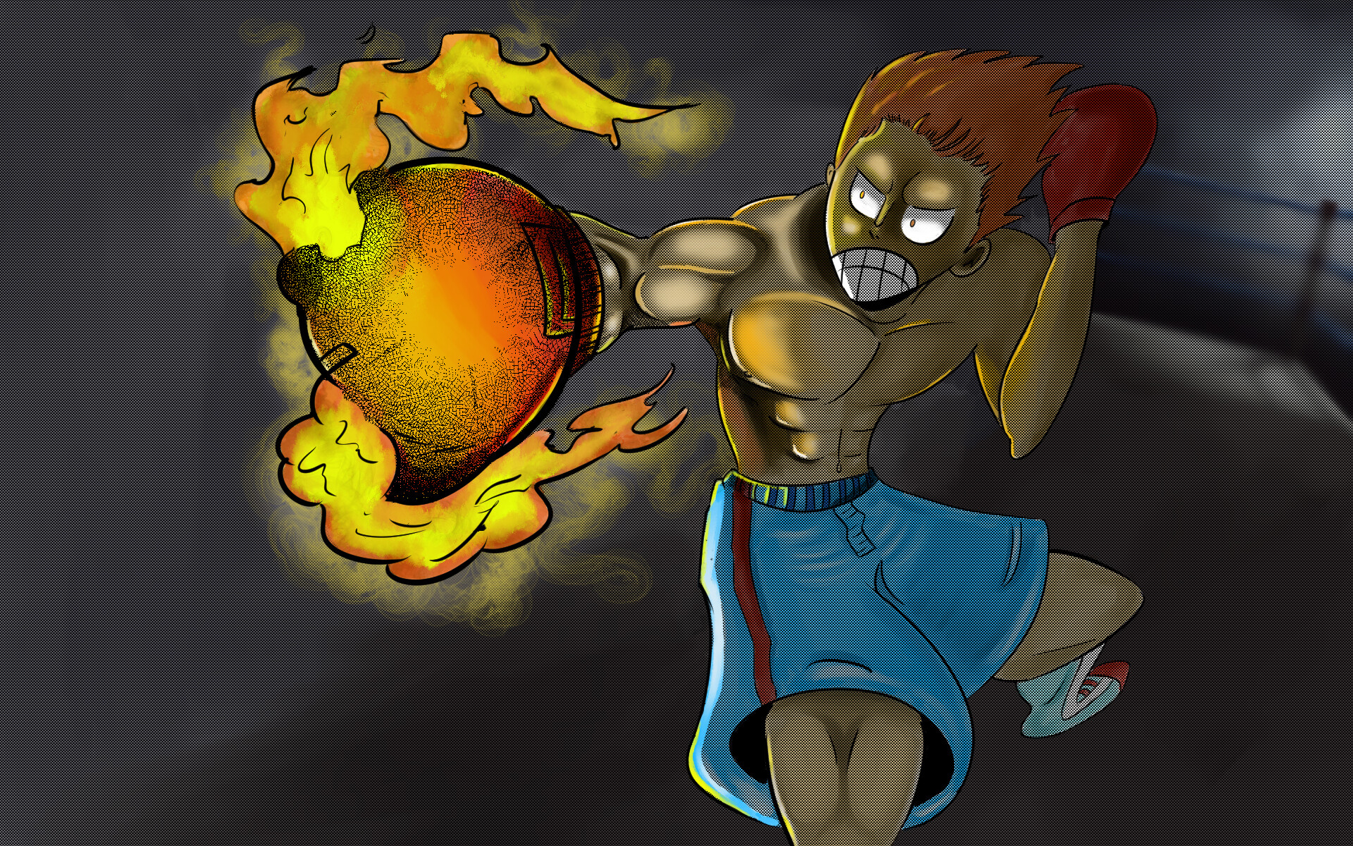 ArtStation - Fire Fist Boxer