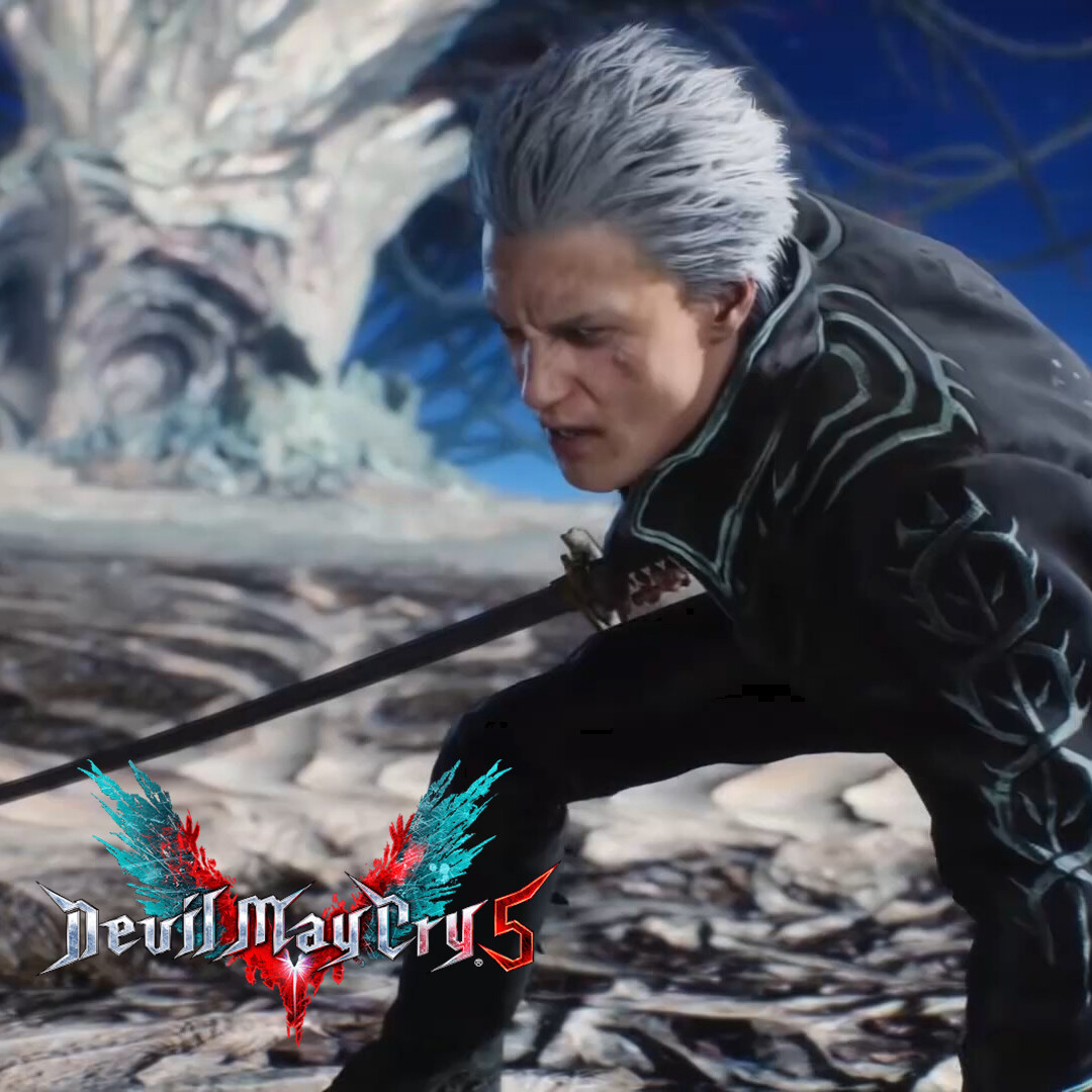 ArtStation - Dante and Vergil final battle cutscene effect