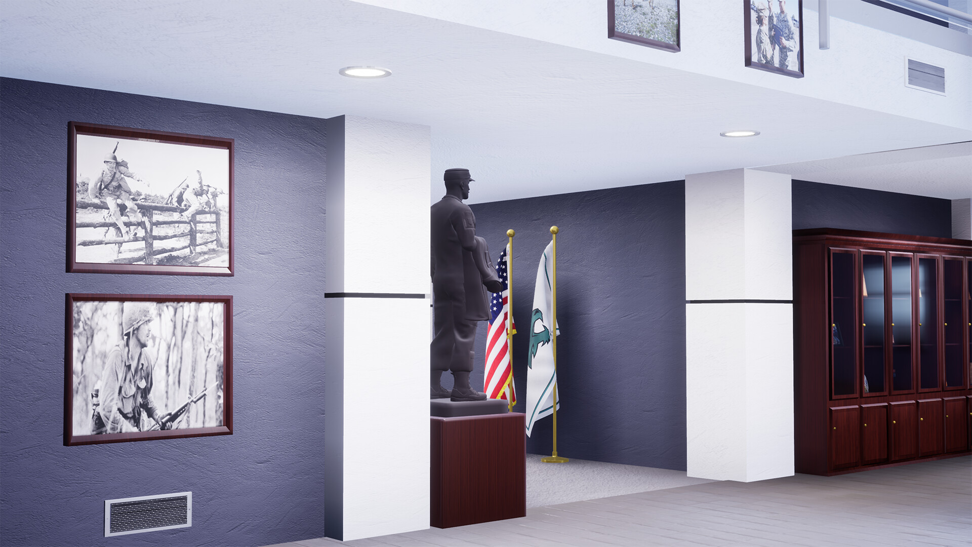 ArtStation - Military HQ Hallway