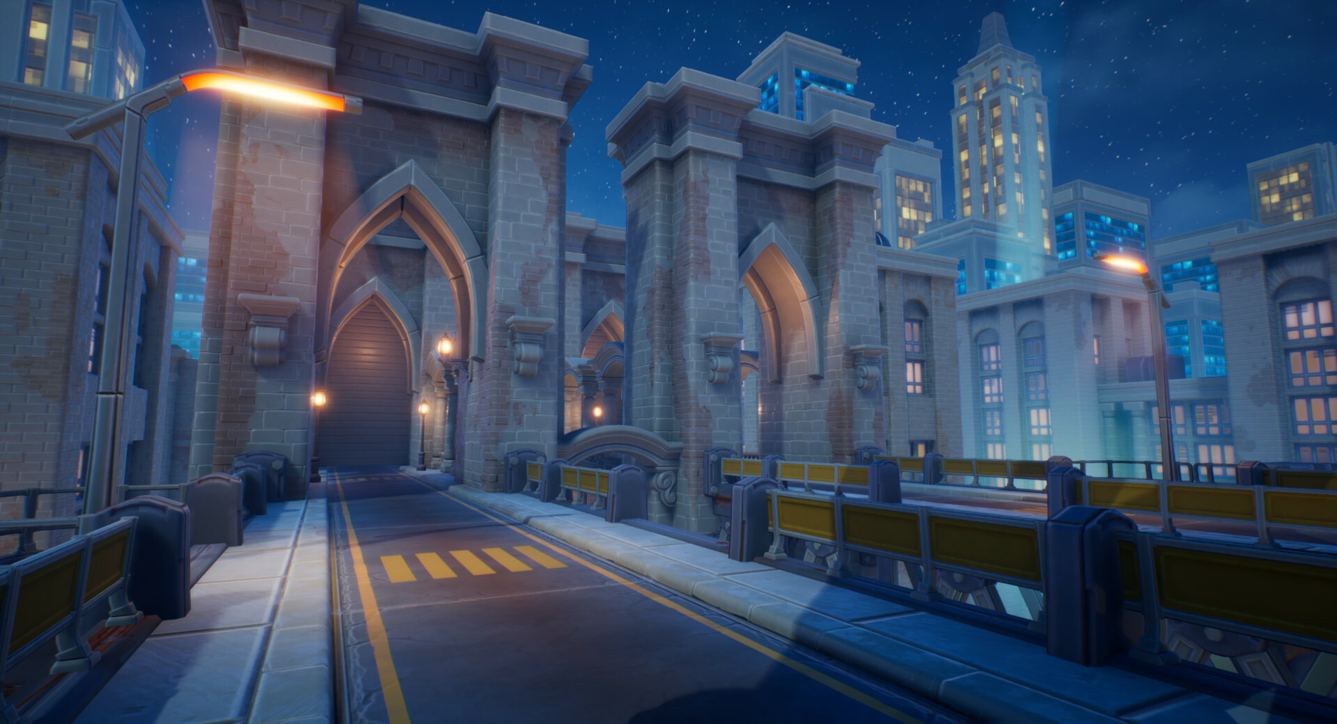 ArtStation - City Bridge (WIP)