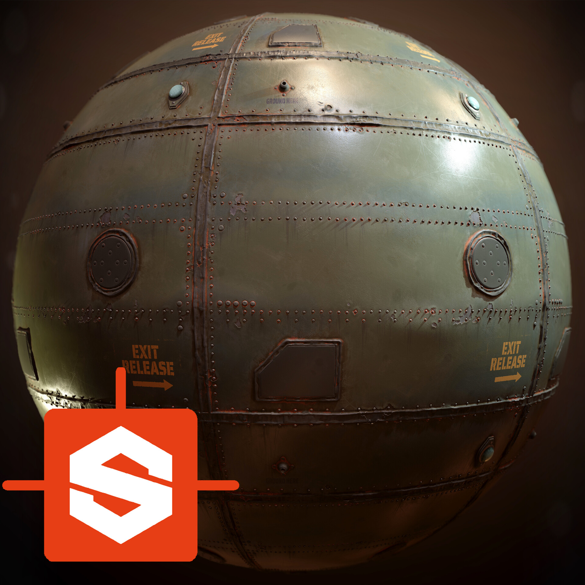 ArtStation - Aircraft Panels - Substance Designer