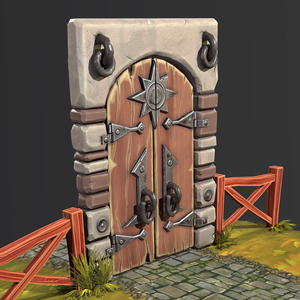 ArtStation - Stylized gate