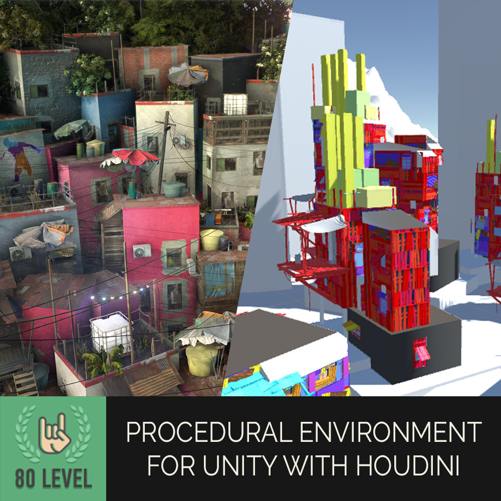 ArtStation - Procedural Environment for Unity with Houdini - Breakdown ...