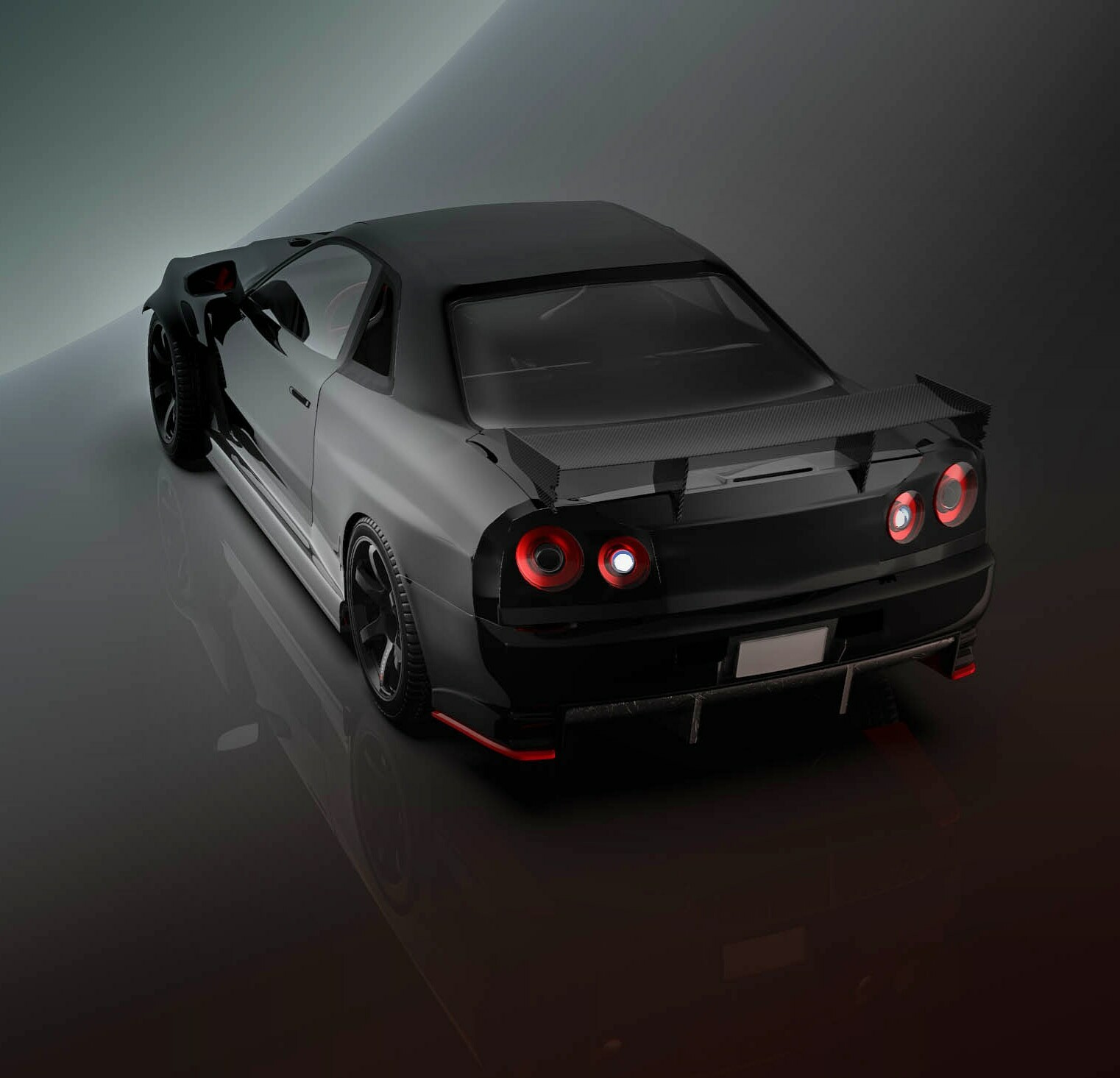 ArtStation - Nissan quick render!