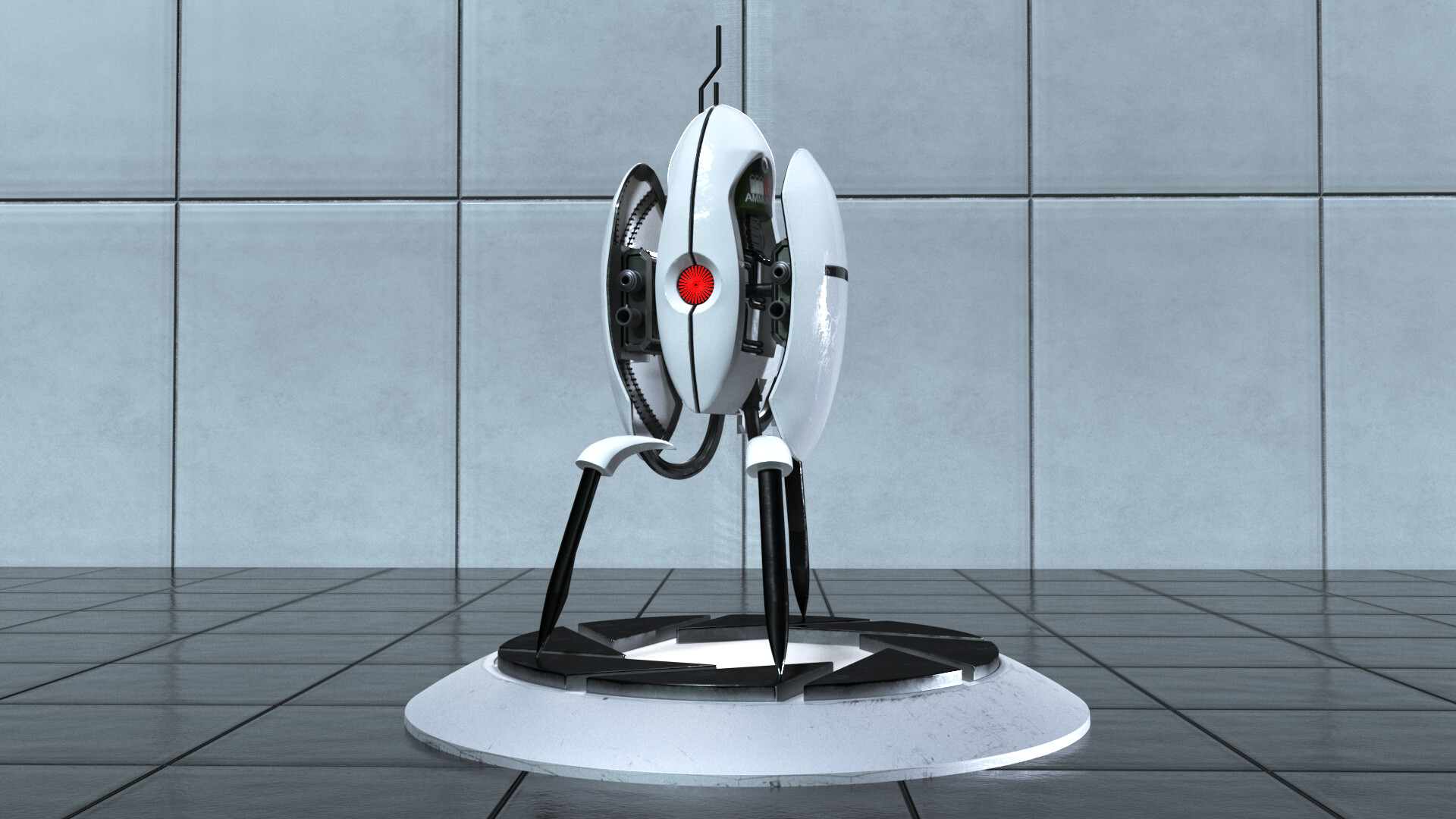 ArtStation - Portal Turret