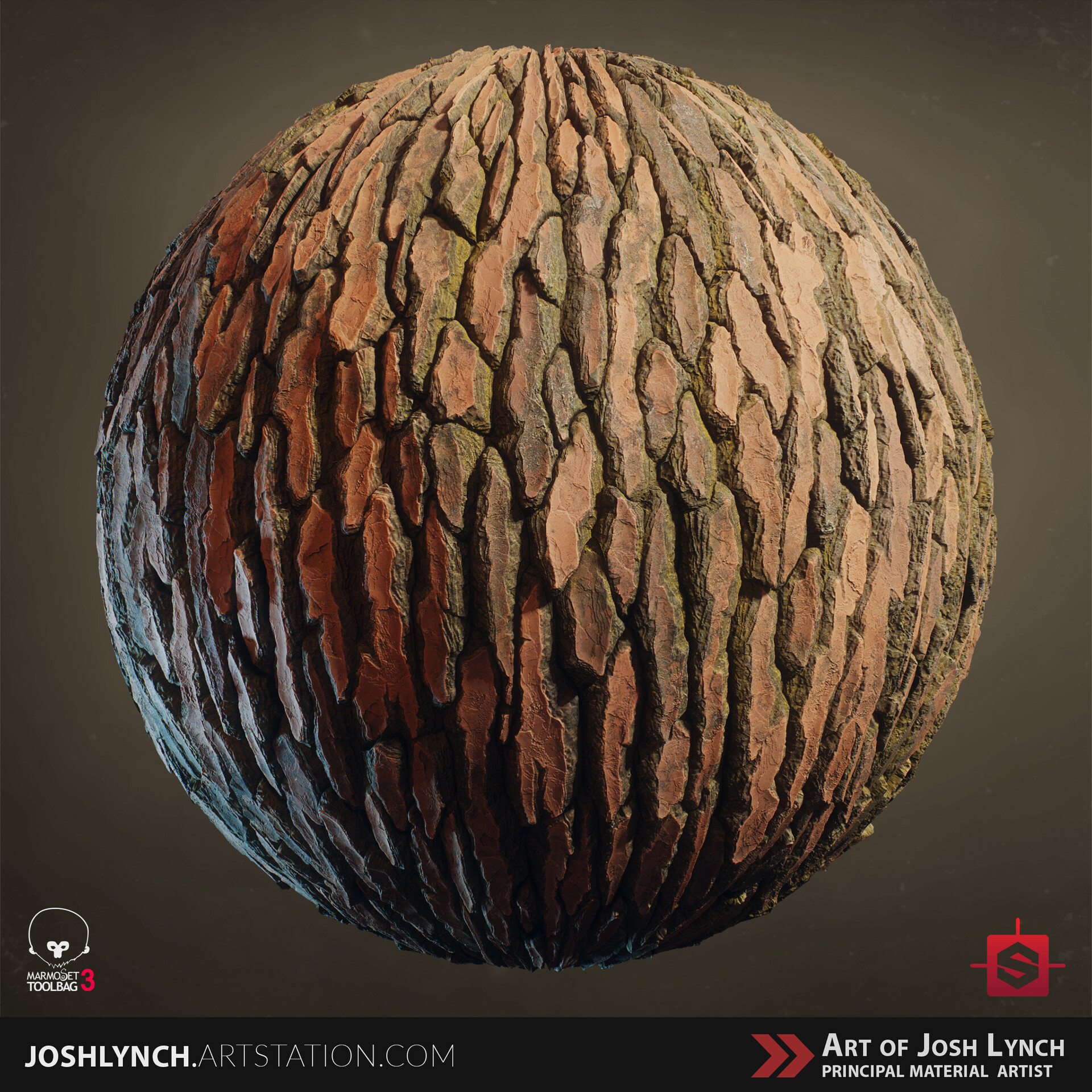 ArtStation - Bark Material Study 01