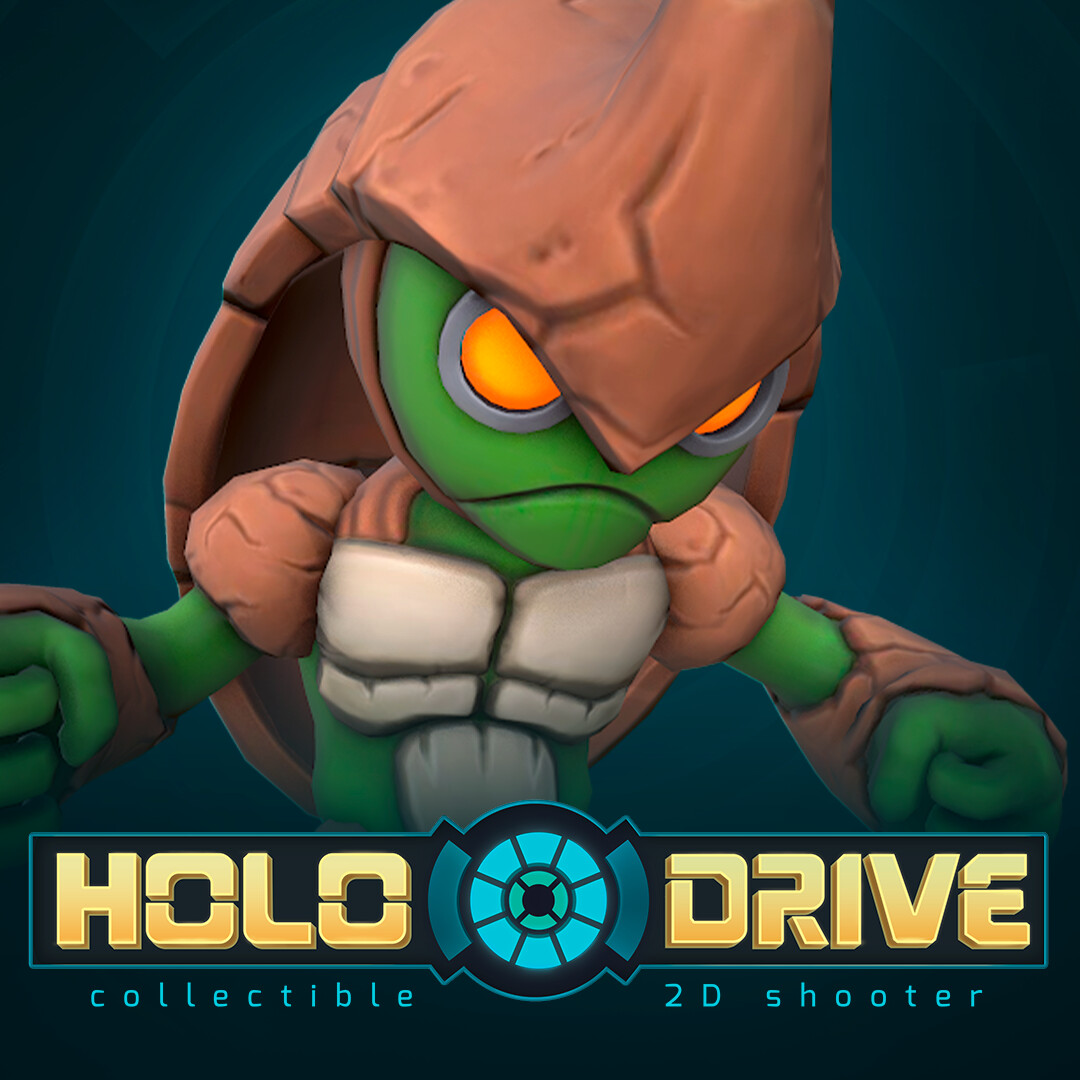 ArtStation - Holodrive Character Skin - Kragg from Rivals of Aether