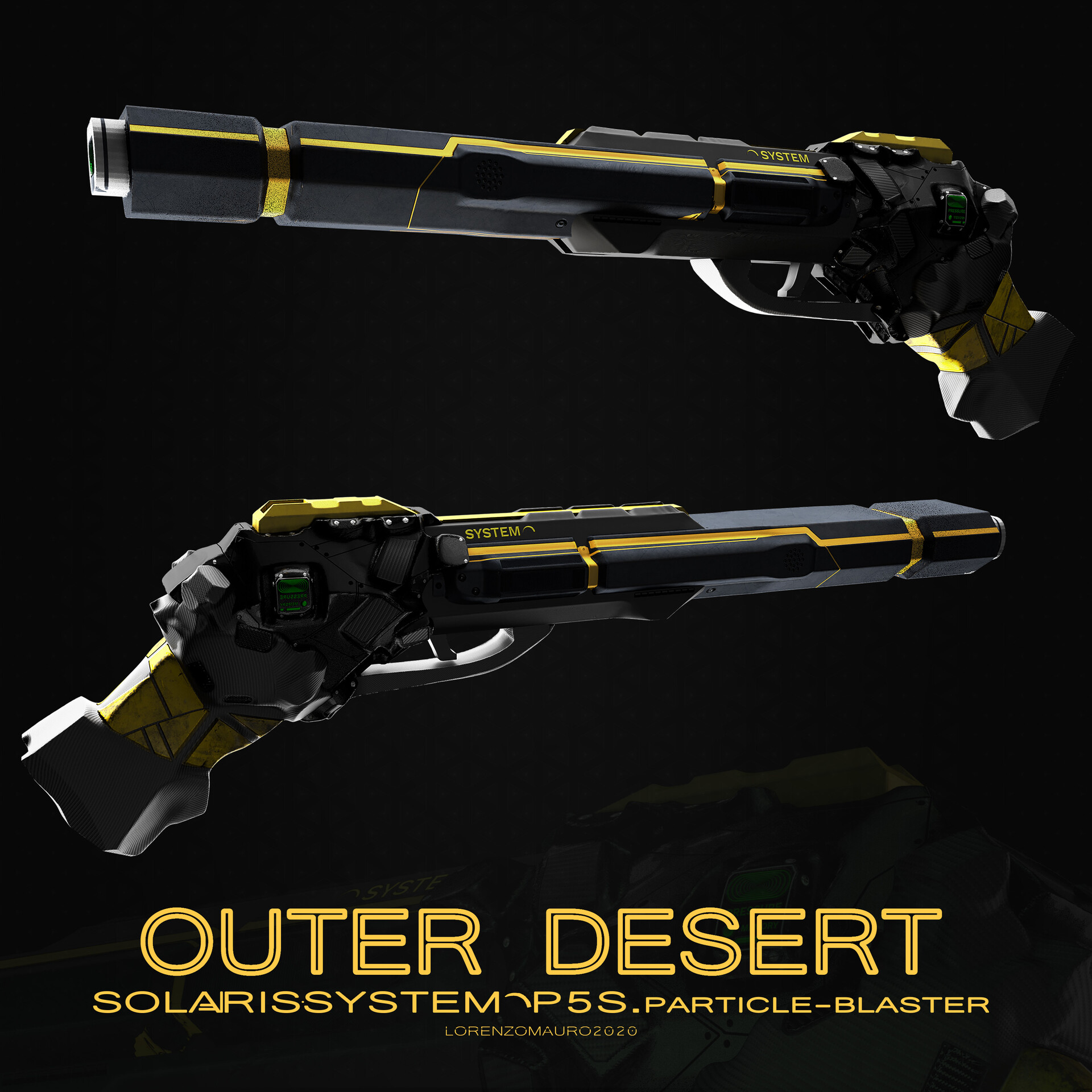 ArtStation - Outer Desert - Particle Blaster