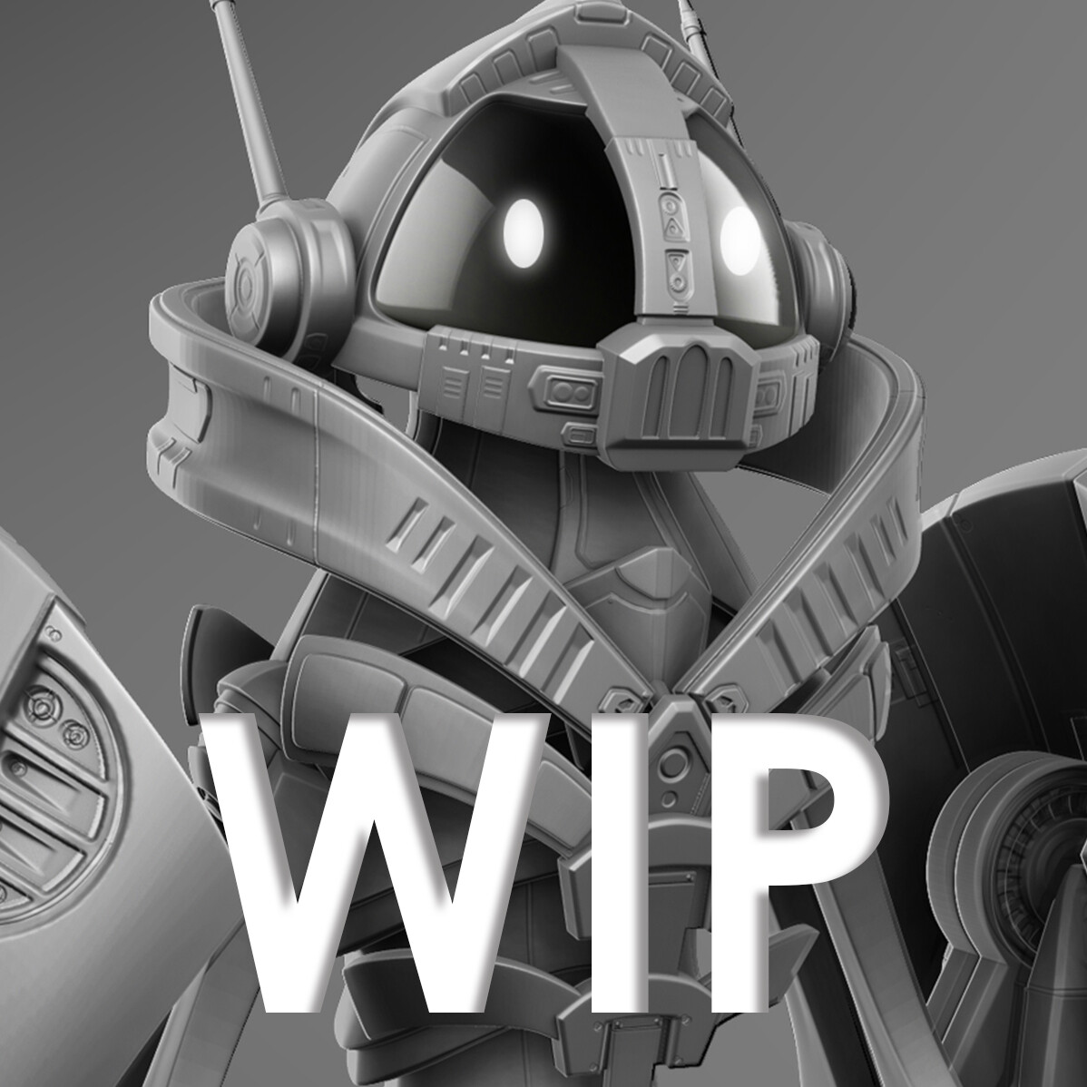 ArtStation - M.I.D.O Character model (Work in Progress)