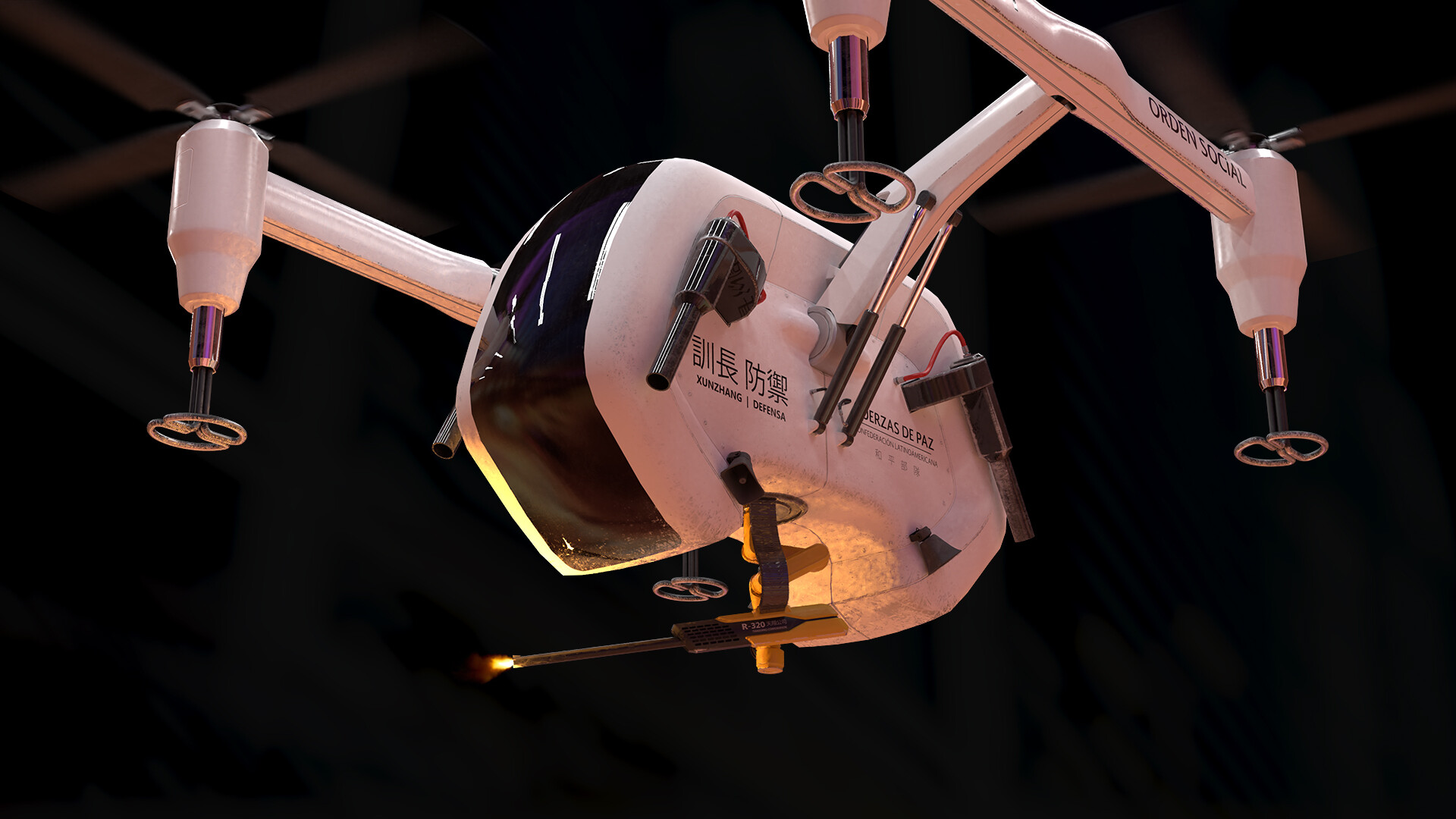 ArtStation - Riot Police Drone