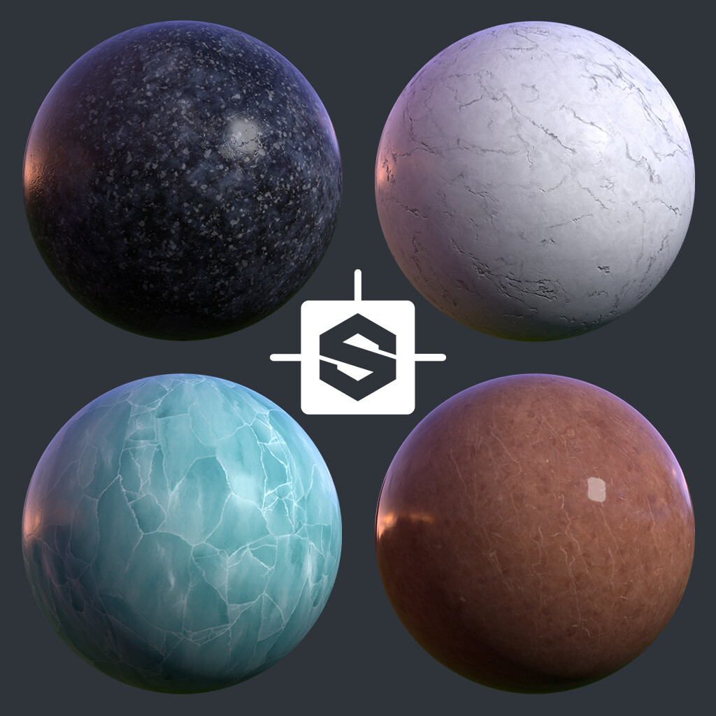 ArtStation - Substance Designer - Marble Practice