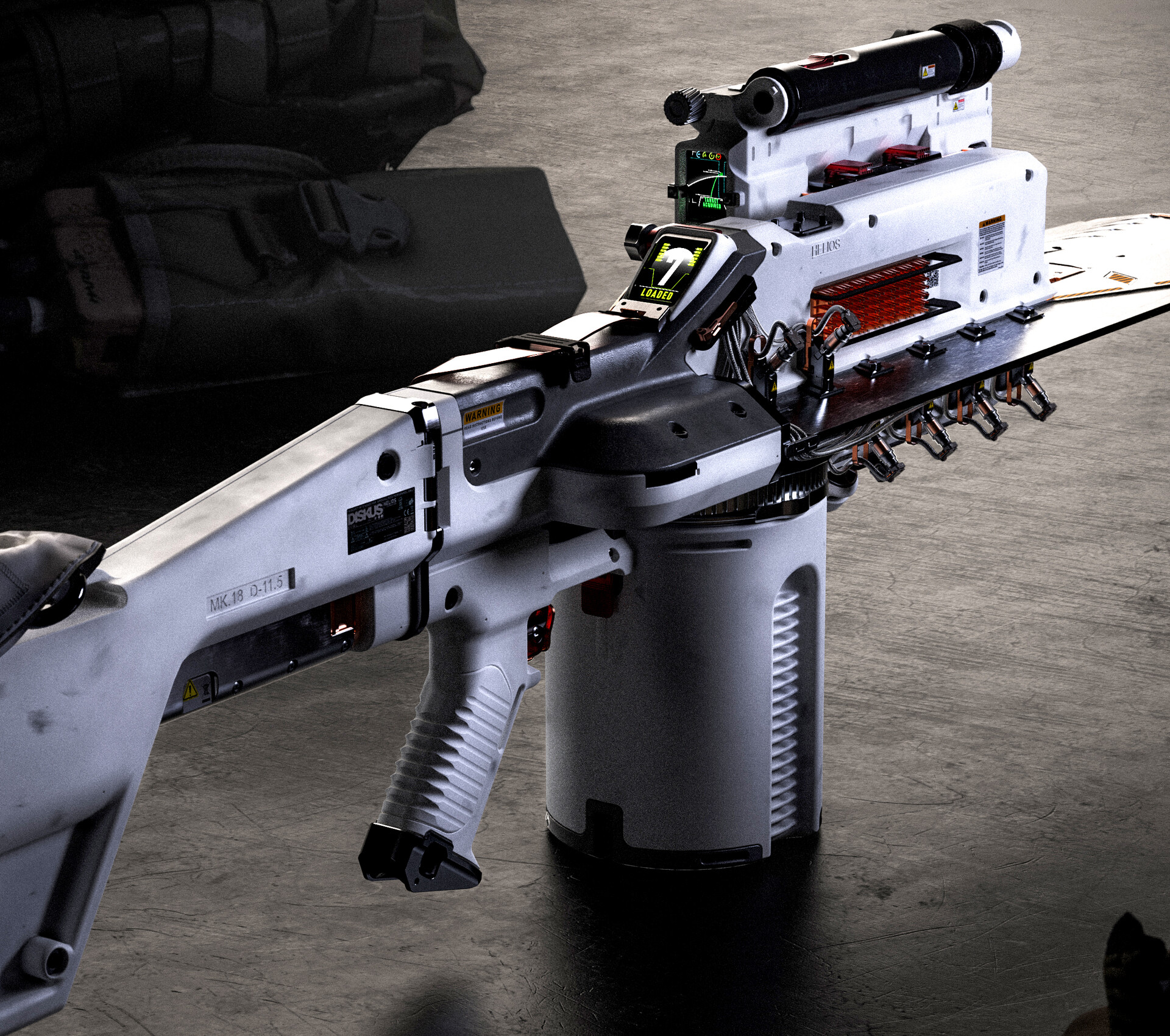 ArtStation - HELIOS /// DISKUS -EMP- RIFLE