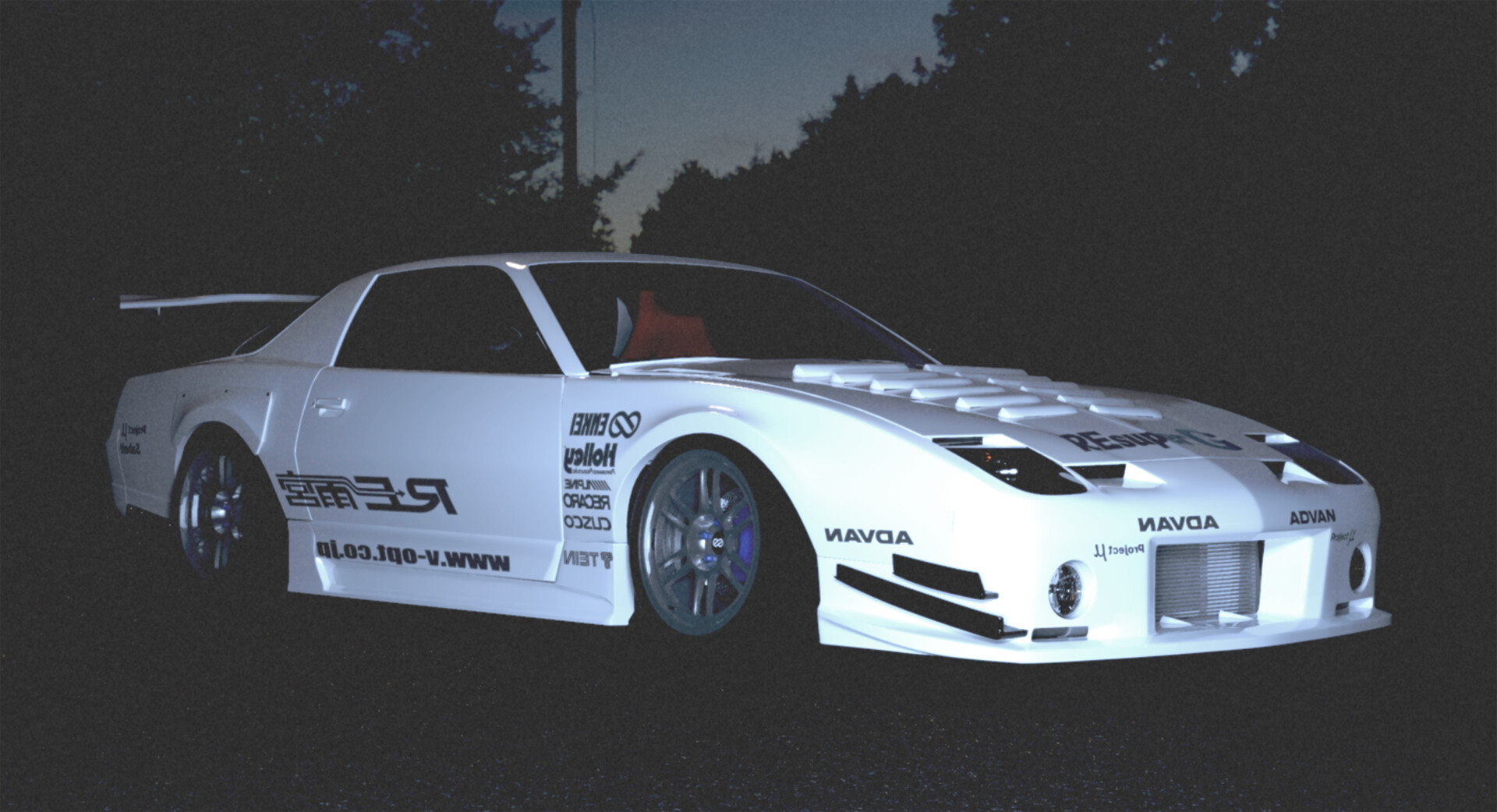 ArtStation - Re-Amemiya Pontiac Trans Am Firebird