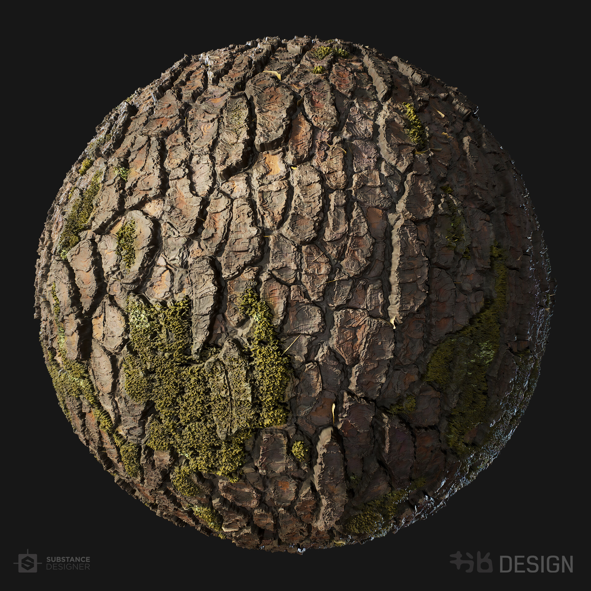 ArtStation - Matsu Pine Bark