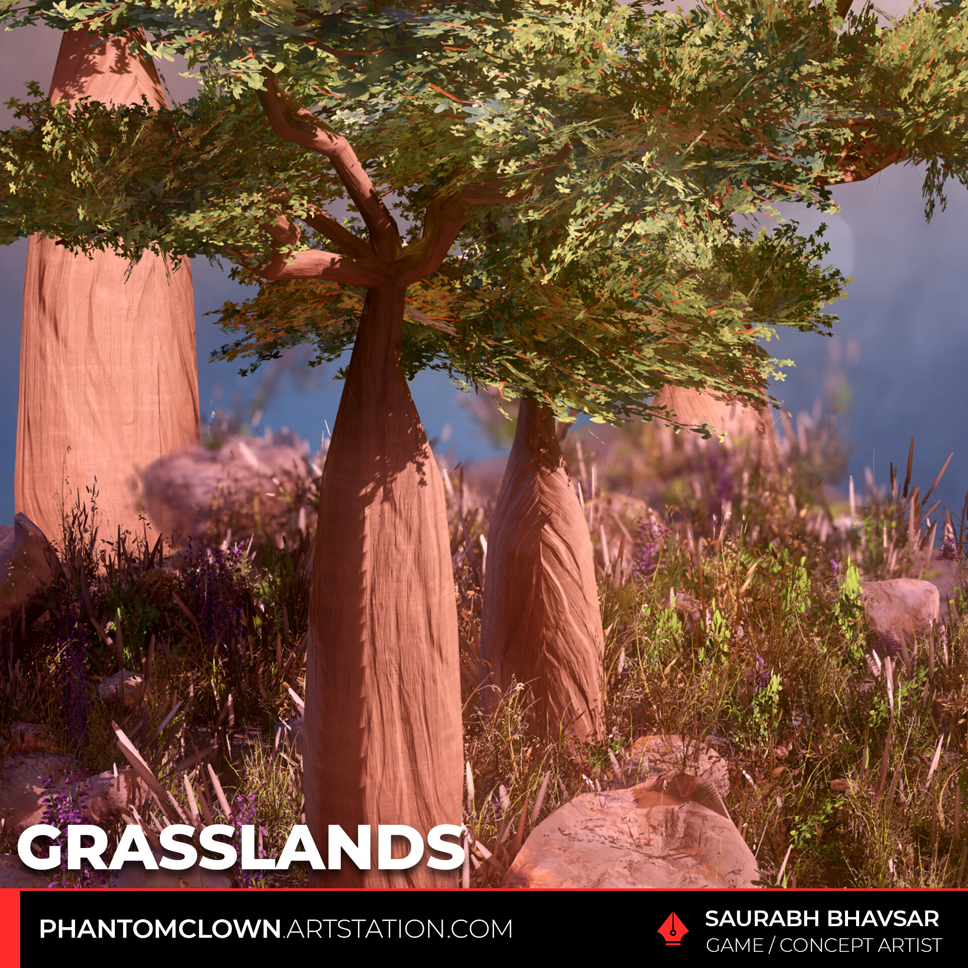 Artstation Grasslands Environment Assets