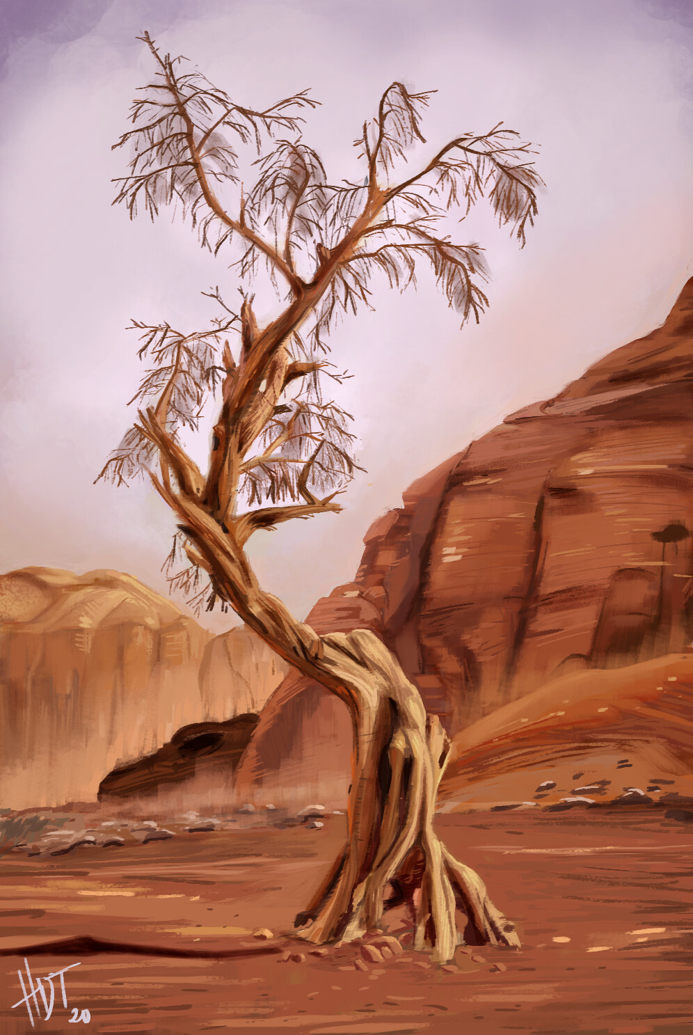 ArtStation - Render study - Dry land