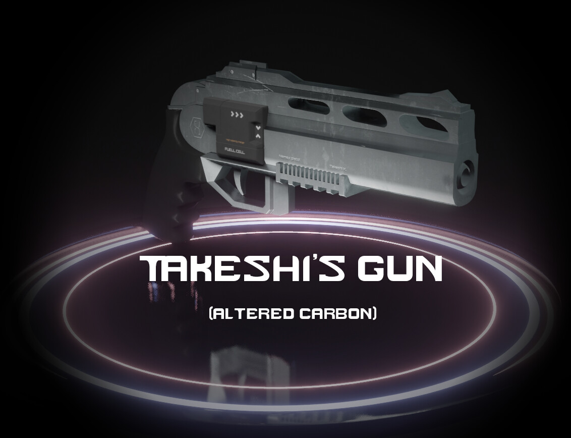 ArtStation - Takeshi's Gun | Altered Carbon