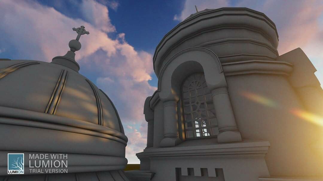 ArtStation - Caprian Monestary (in Moldovda)