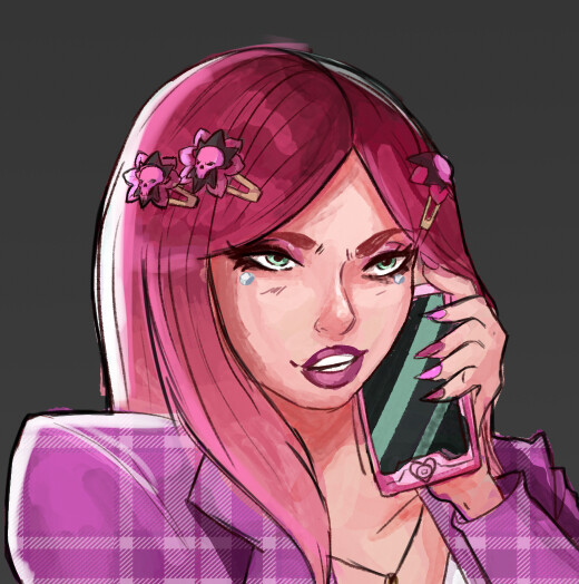 ArtStation - "Perstephanie" | Fan Skin Concept Smite