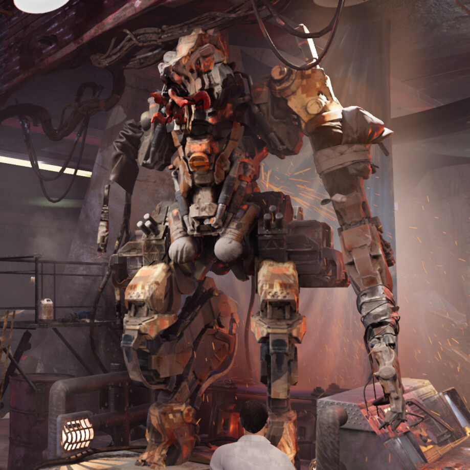 ArtStation - Waste soil scene