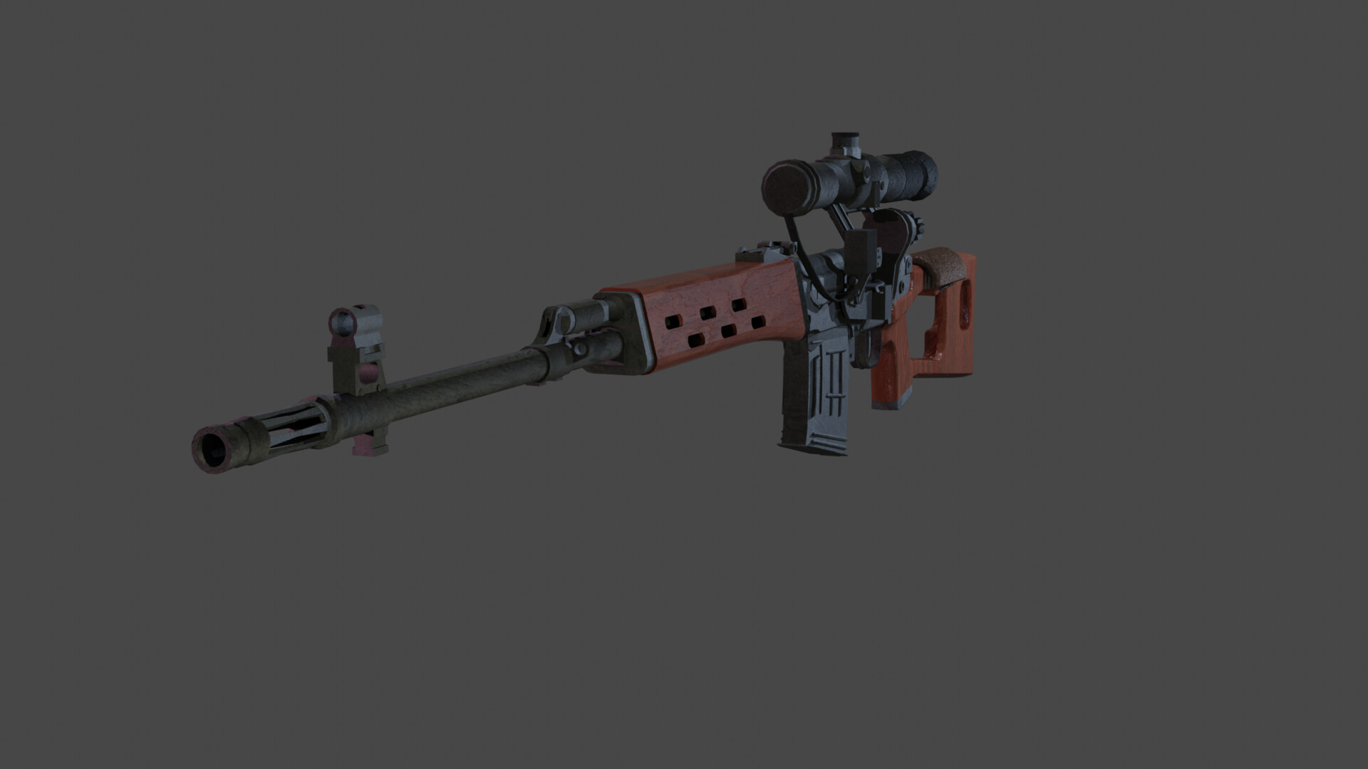 ArtStation - Dragunov Sniper Rifle