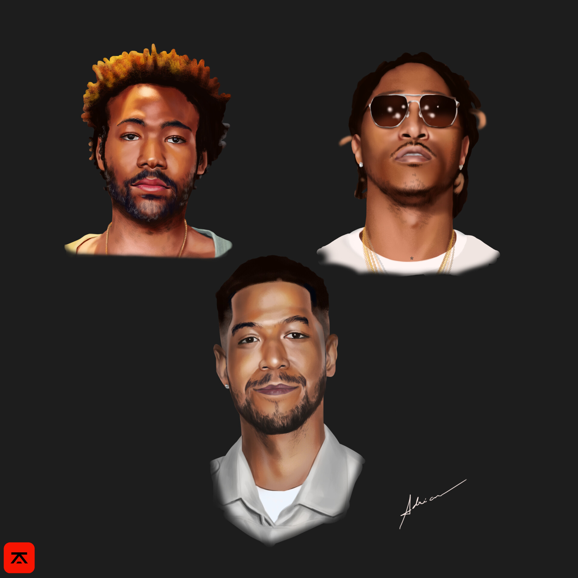 ArtStation - Hip-Hop Portraits Vol. 1