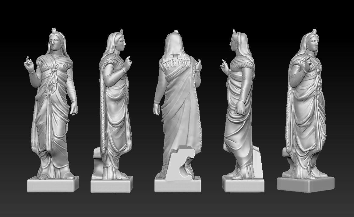 ArtStation - Isis Goddess Statue