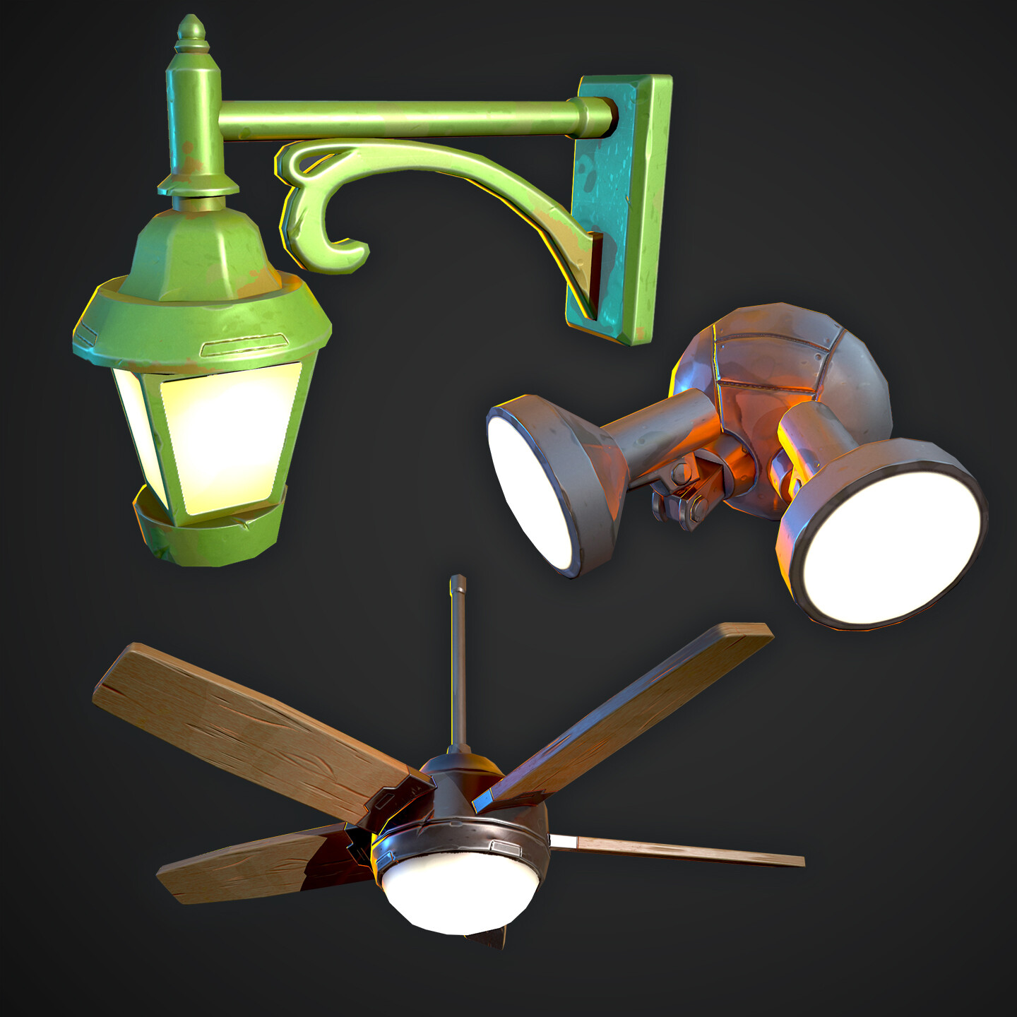 ArtStation - Overwatch FanArt Props - Lights