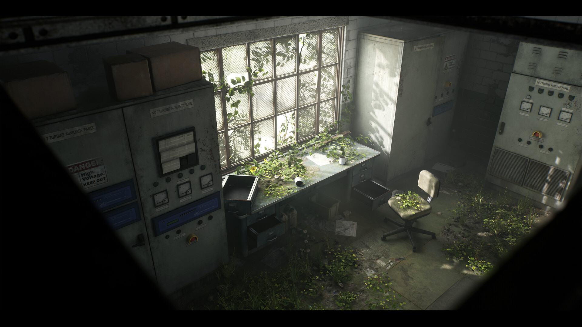 ArtStation - Abandoned Control Room - UE4