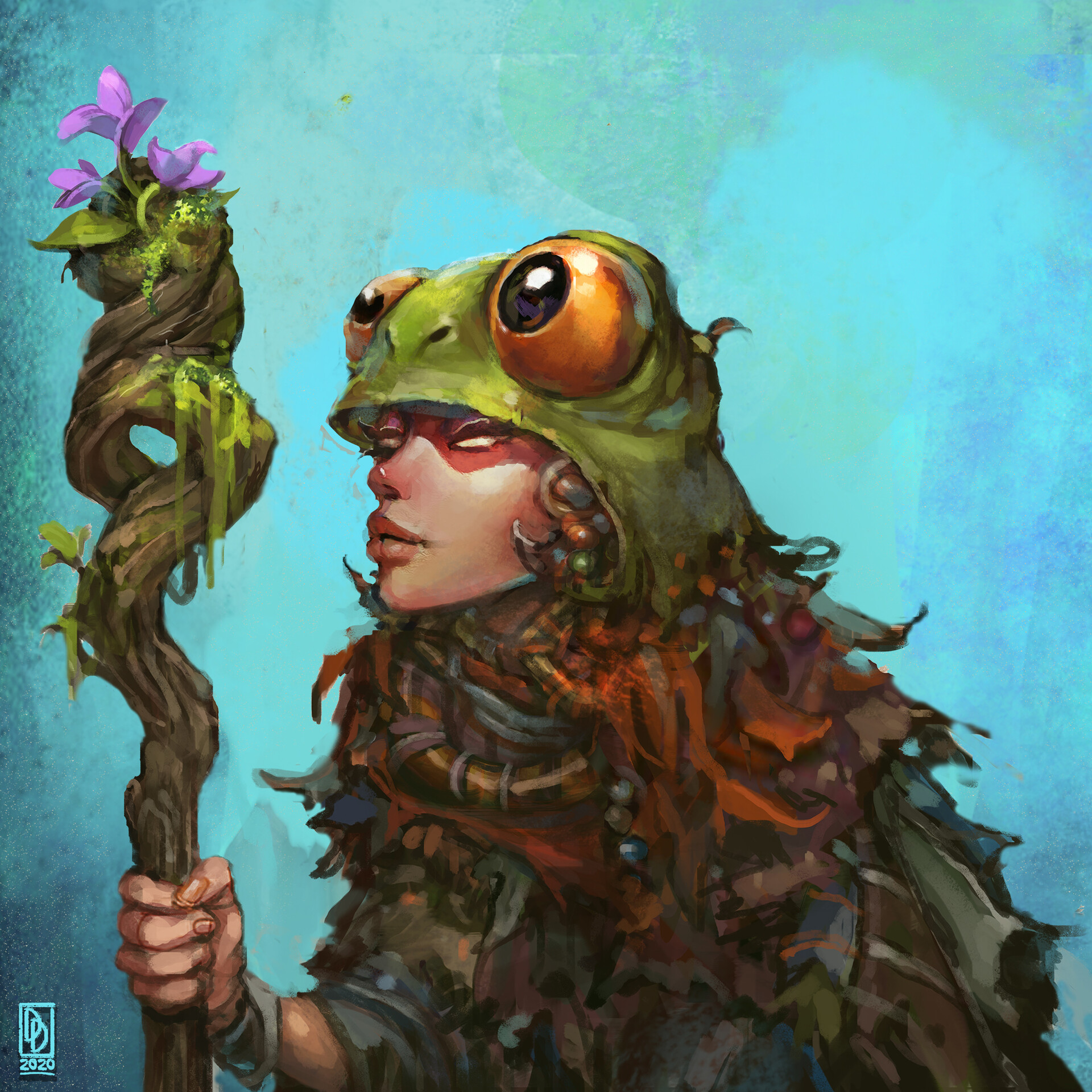 ArtStation - Frog Girl