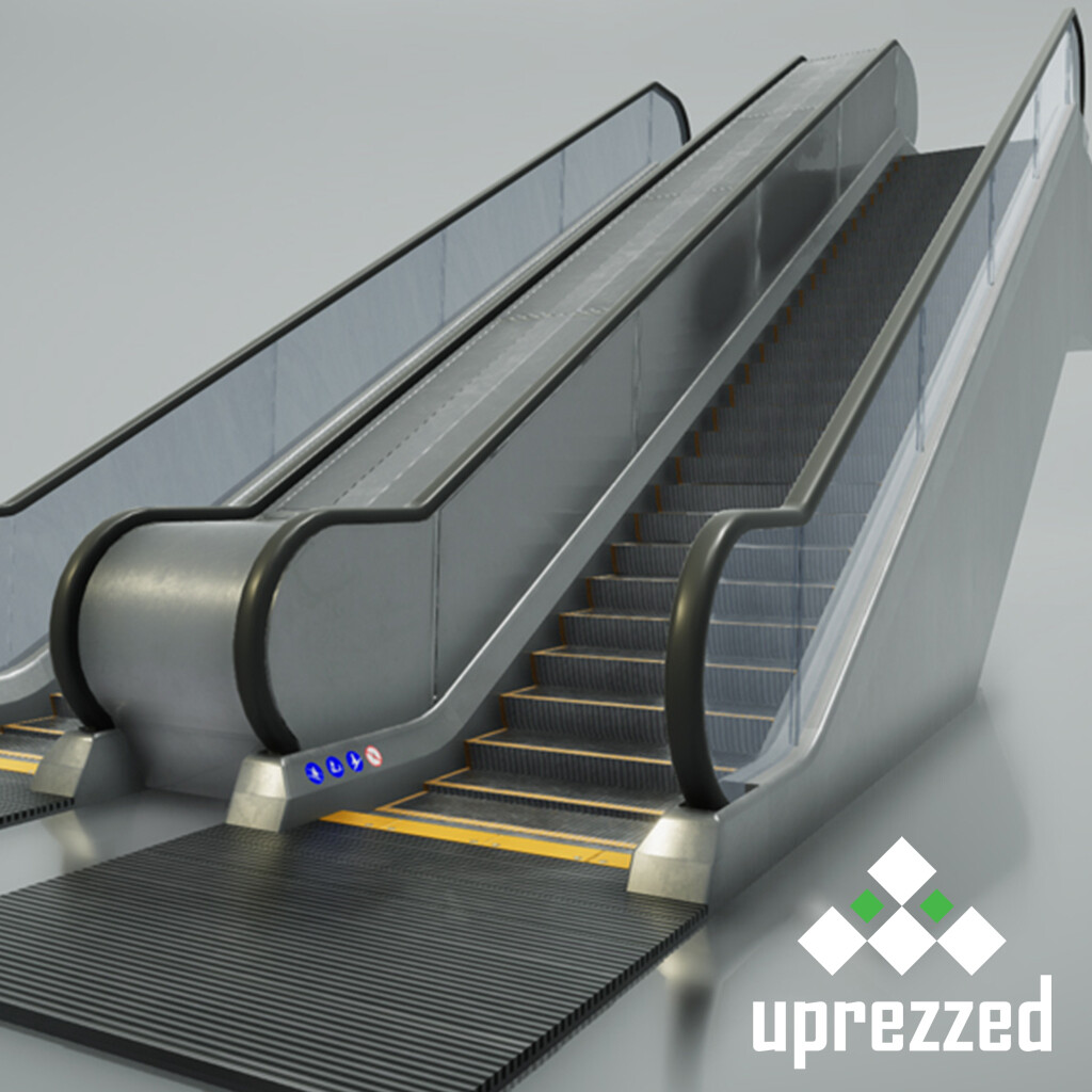 ArtStation - Subway Escalators