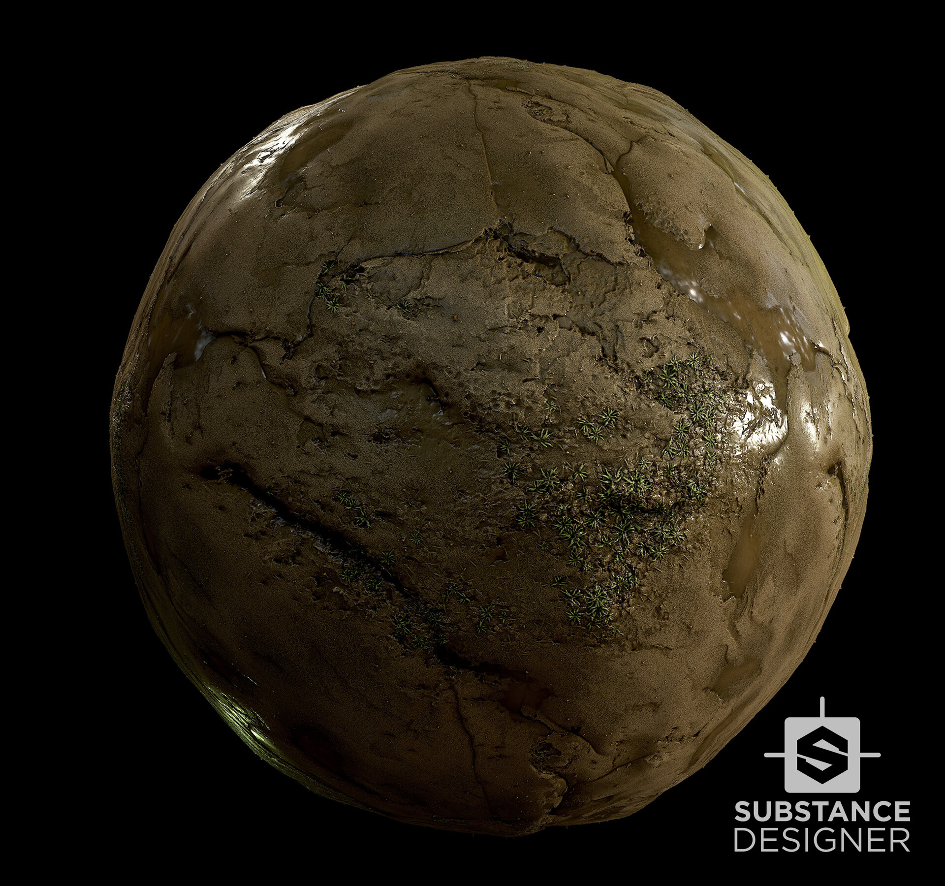 ArtStation - Mud Puddle Ground