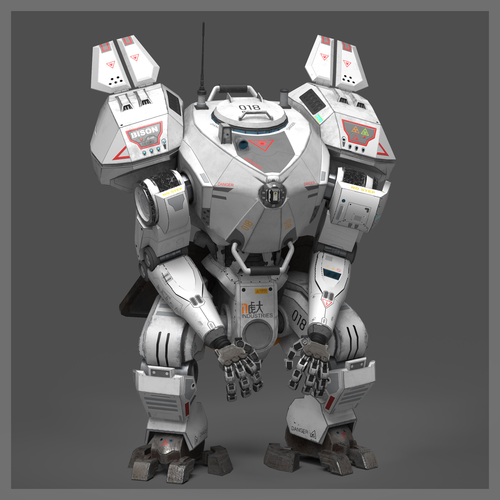 ArtStation - "Bison" fanart of a Canceled concept from Titanfall 2