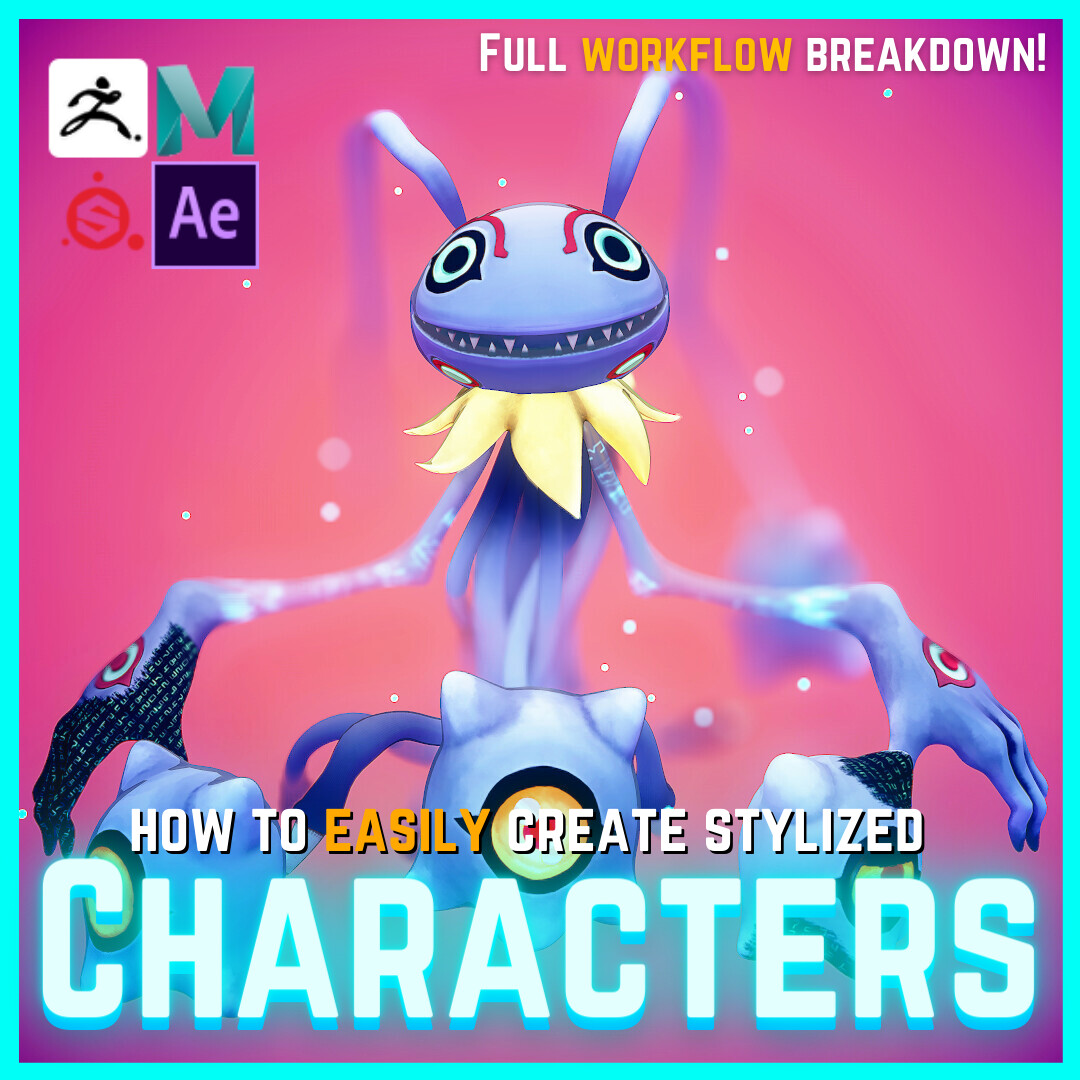 ArtStation - [TUTORIAL] Tips & Tricks for Creating Colorful Stylized 3D ...