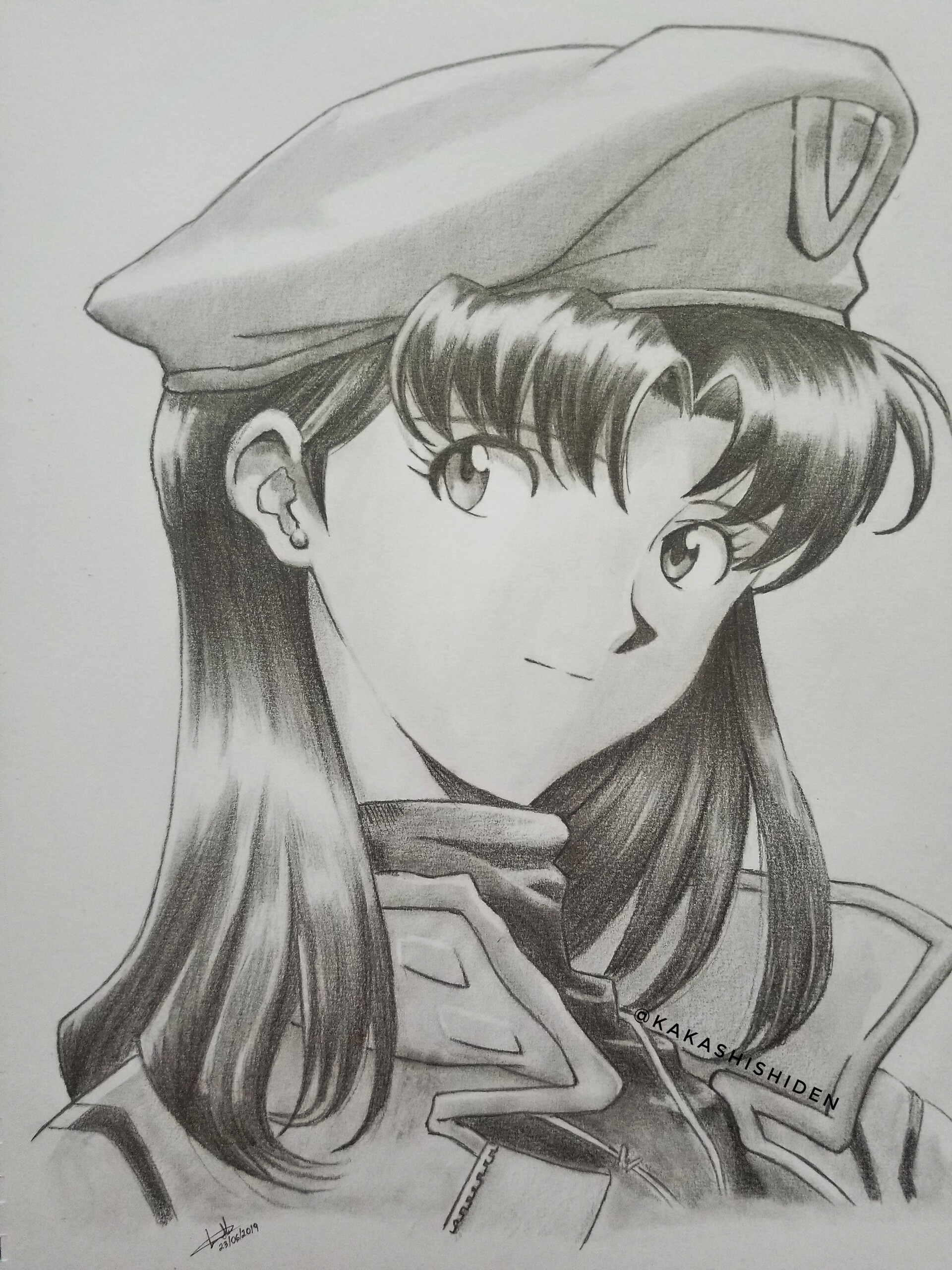 ArtStation - Misato Katsuragi Drawing