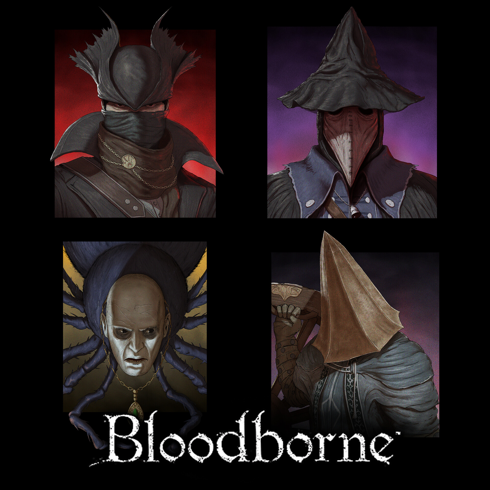 ArtStation - Bloodborne Portraits