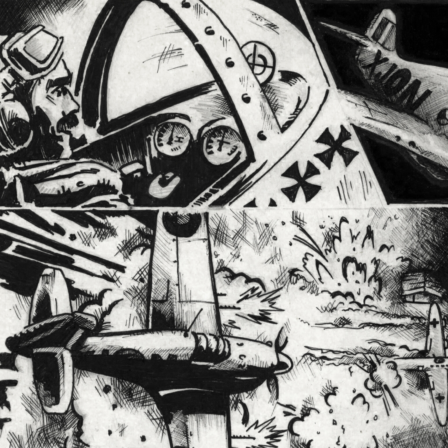 ArtStation - Fight or Flight Comic