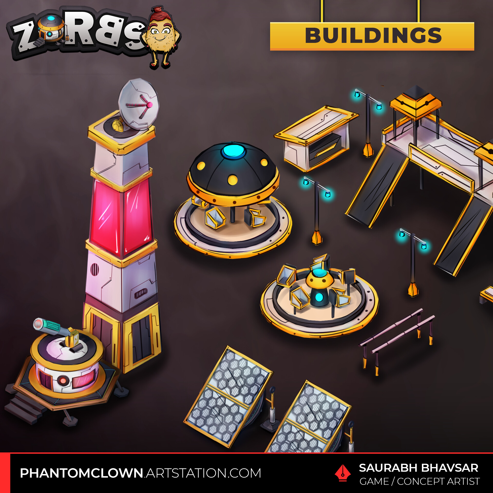 ArtStation - Base Buildings Assets