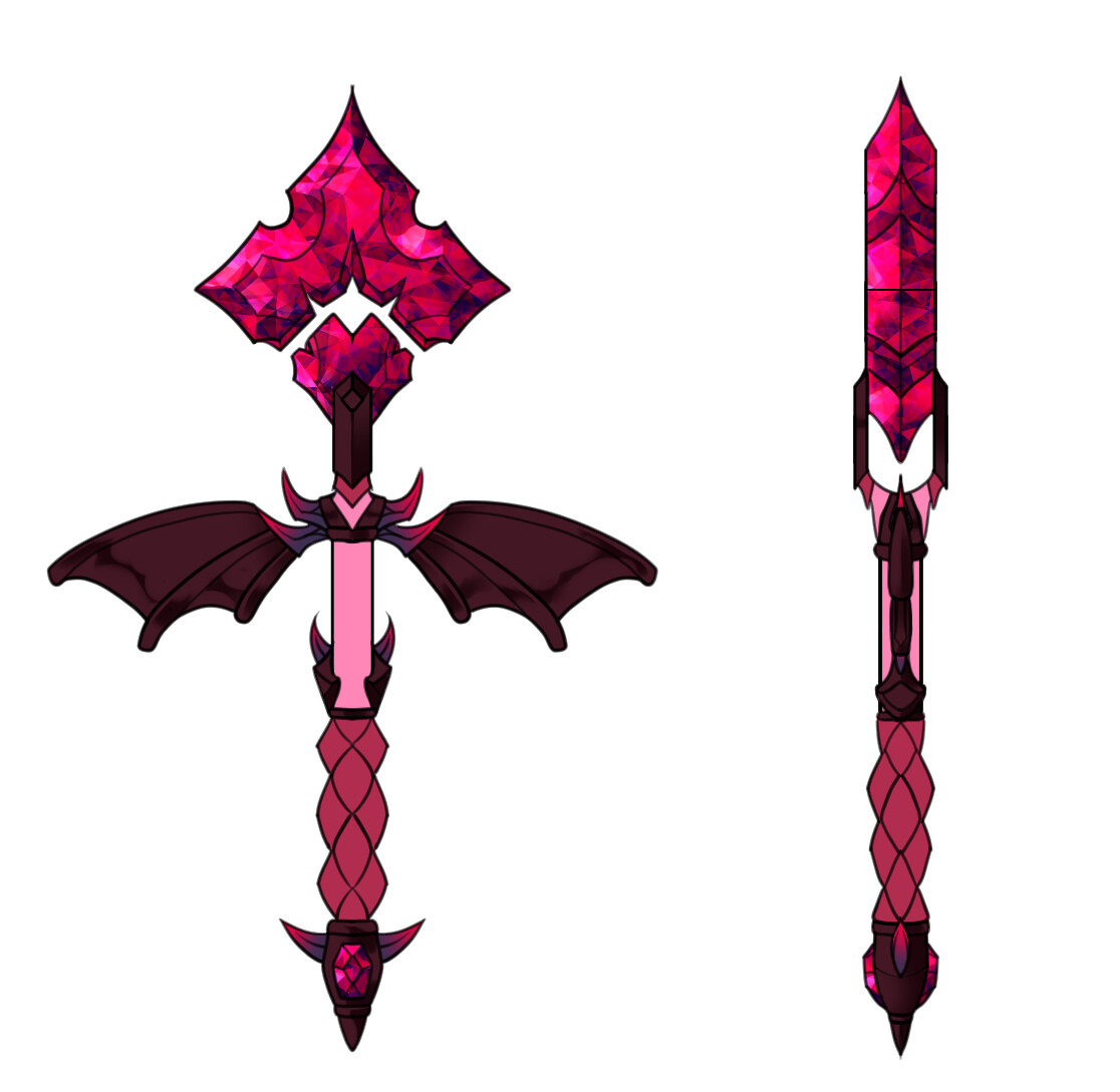 ArtStation - Wand of the Cursed (Prop Design)