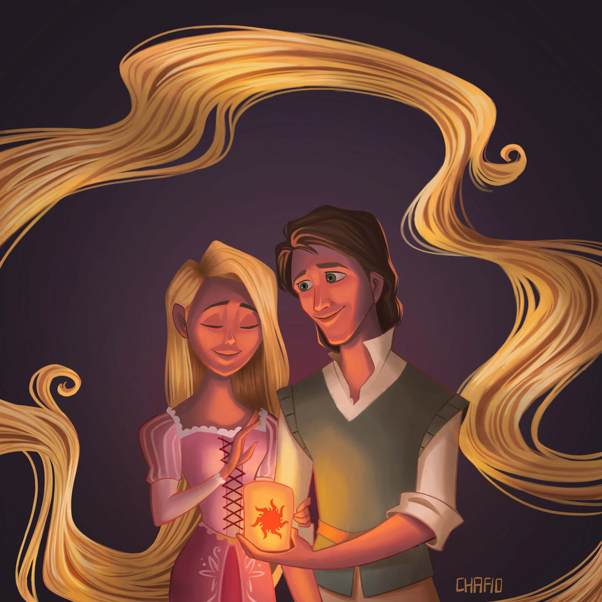 ArtStation - Tangled - see the light