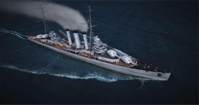 ArtStation - County-Class Cruiser painting