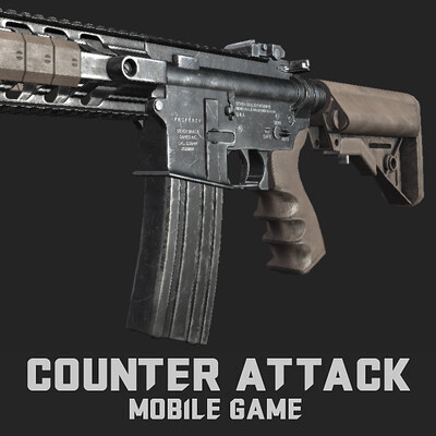 ArtStation - M4 - Mobile FPS Weapon
