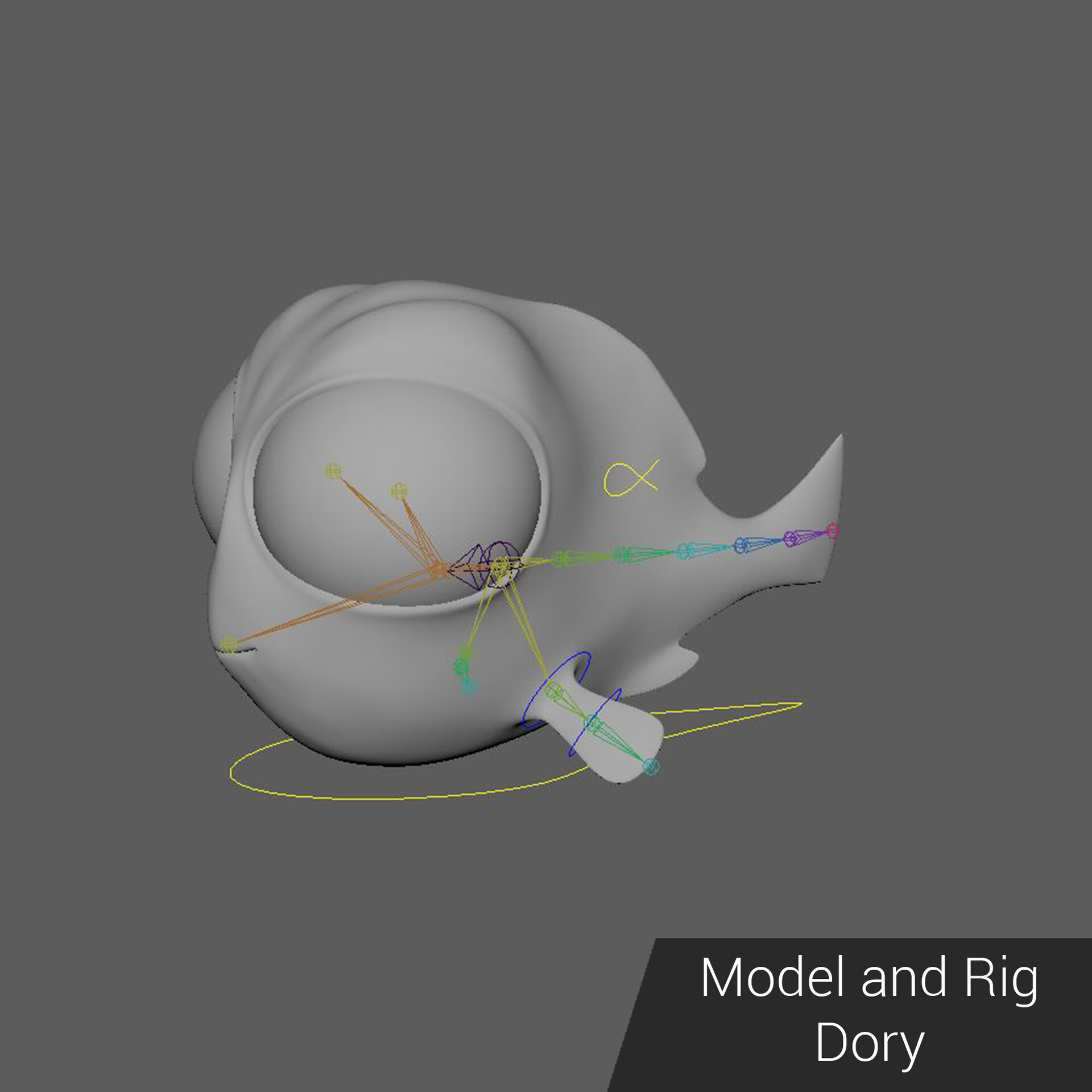 ArtStation - Baby Dory Rig.