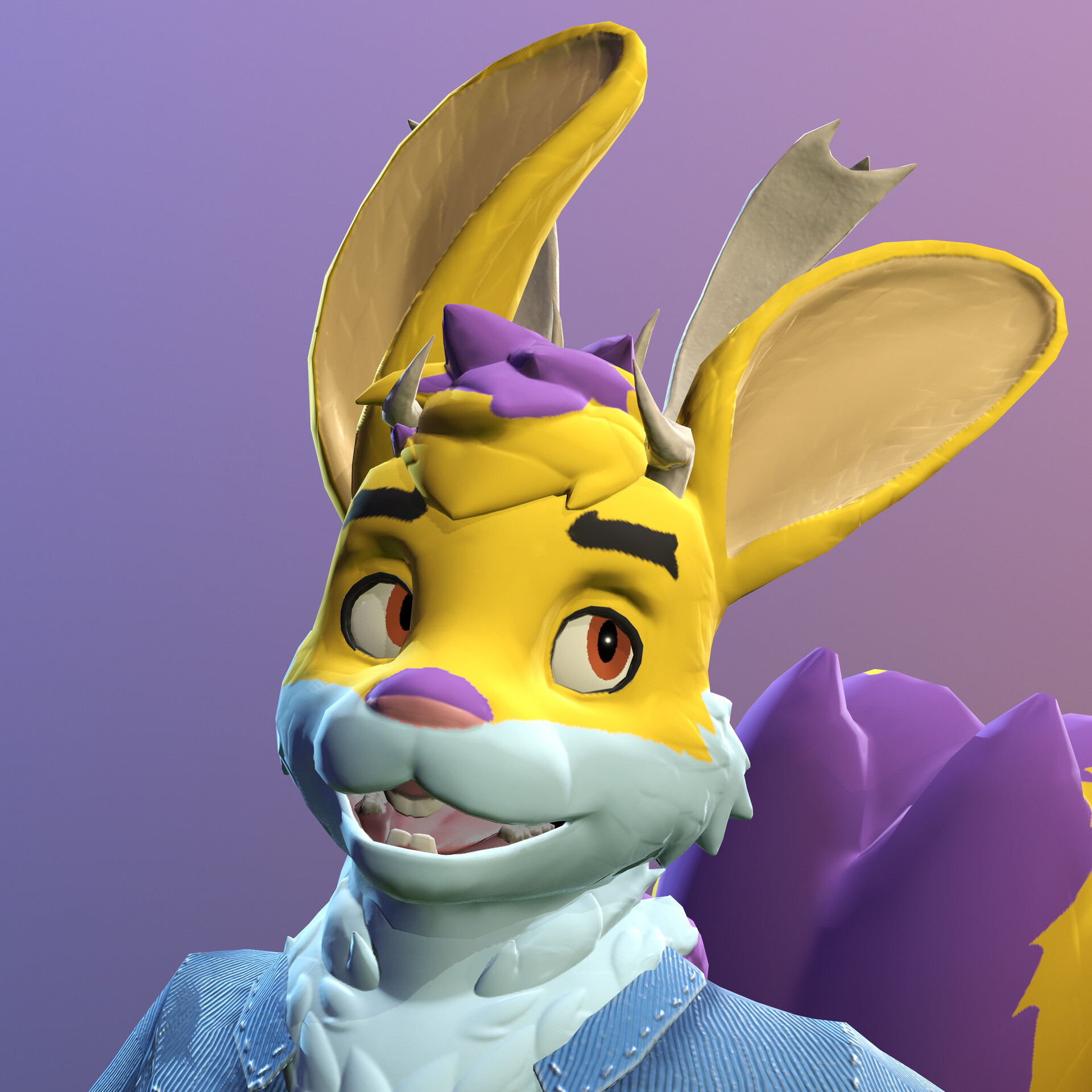 ArtStation - Commission | Ace Squirrel the Jackalope Squirrel